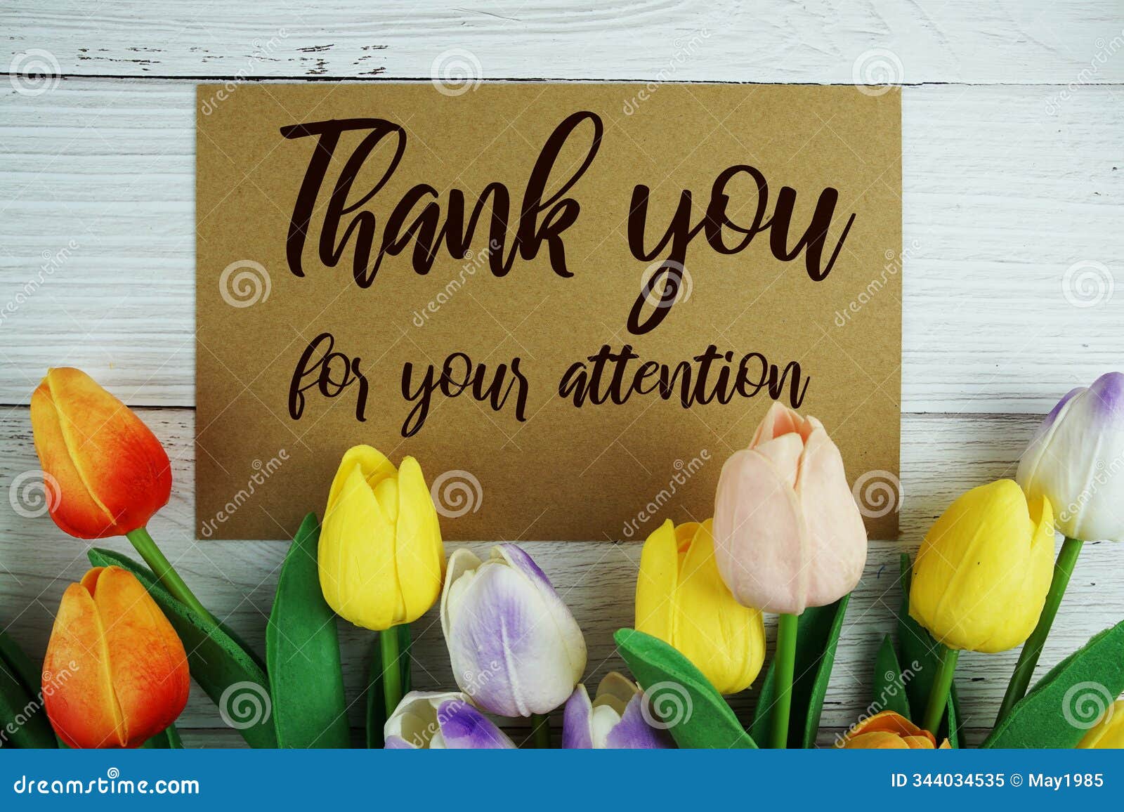 Thank You For Attention Symbol. Concept Words Thank You For Your ...