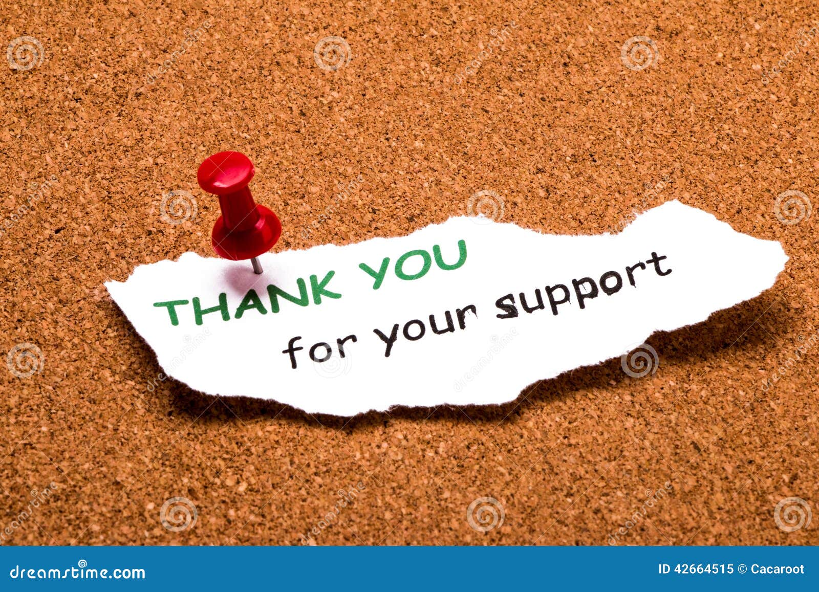 Thank you for your support stock image. Image of attention - 42664515