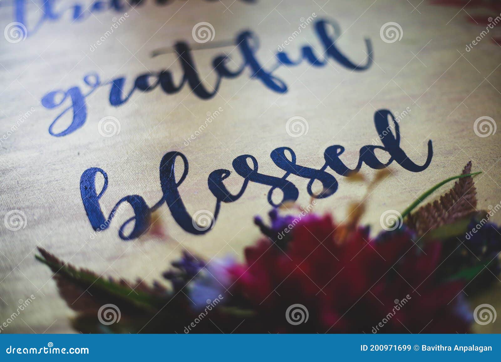 Thankful grateful blessed stock image. Image of frame - 200971699
