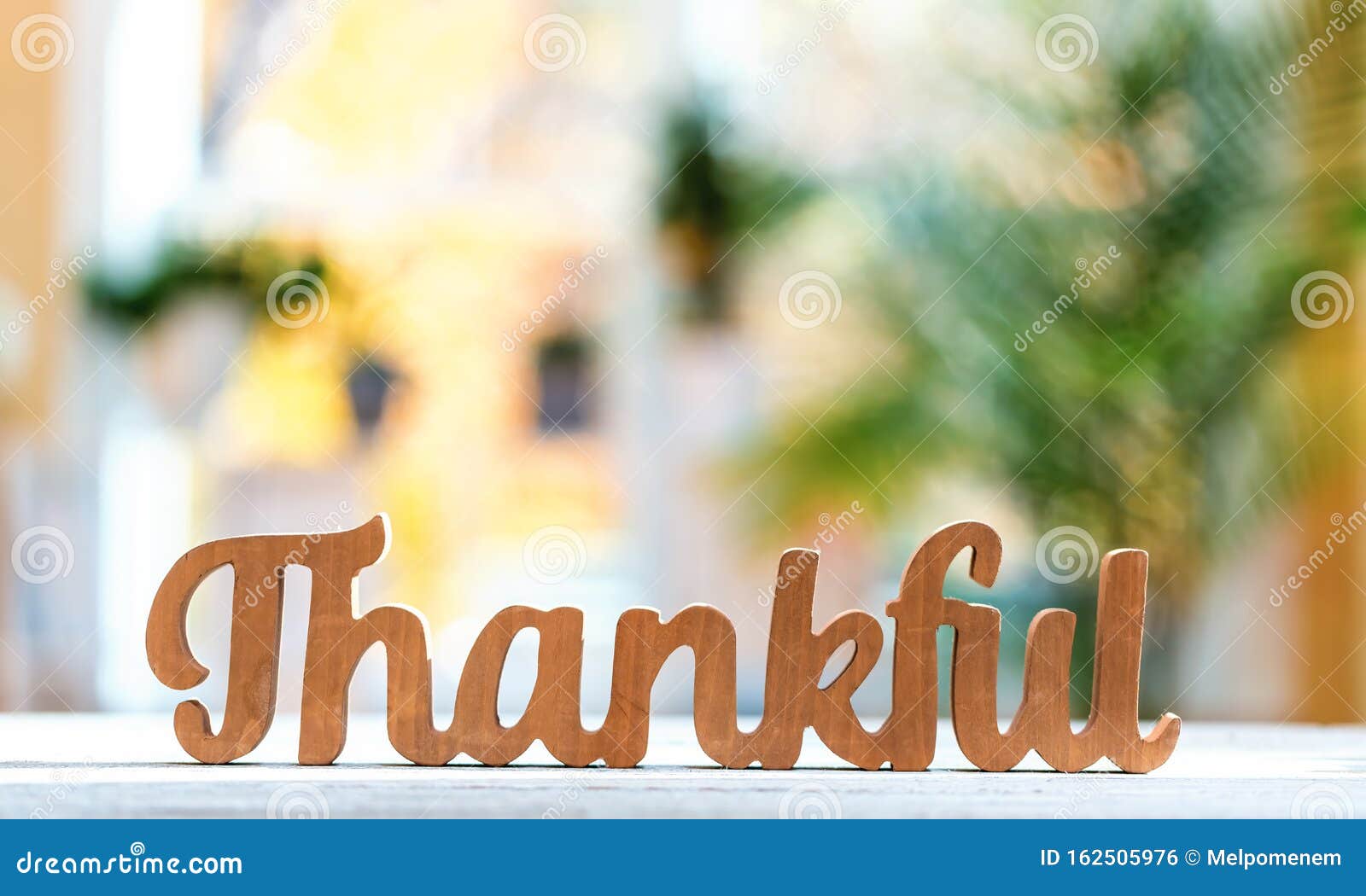 Thankful Theme in a Bright Room Stock Photo - Image of room, house ...