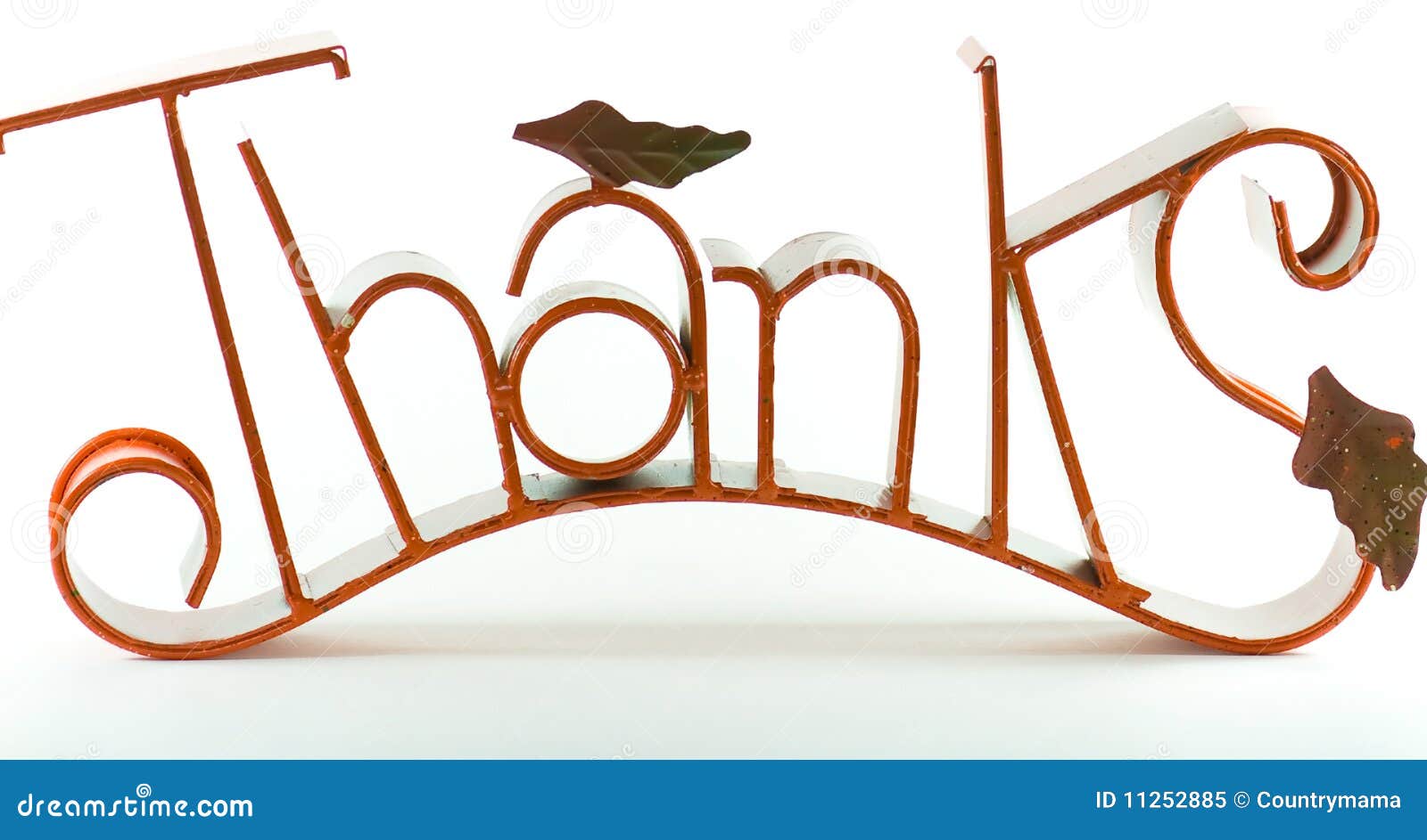 Thanks. stock image. Image of sign, still, fall, cropped - 11252885