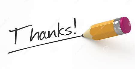 Thanks! stock illustration. Illustration of message, isolated - 20171188