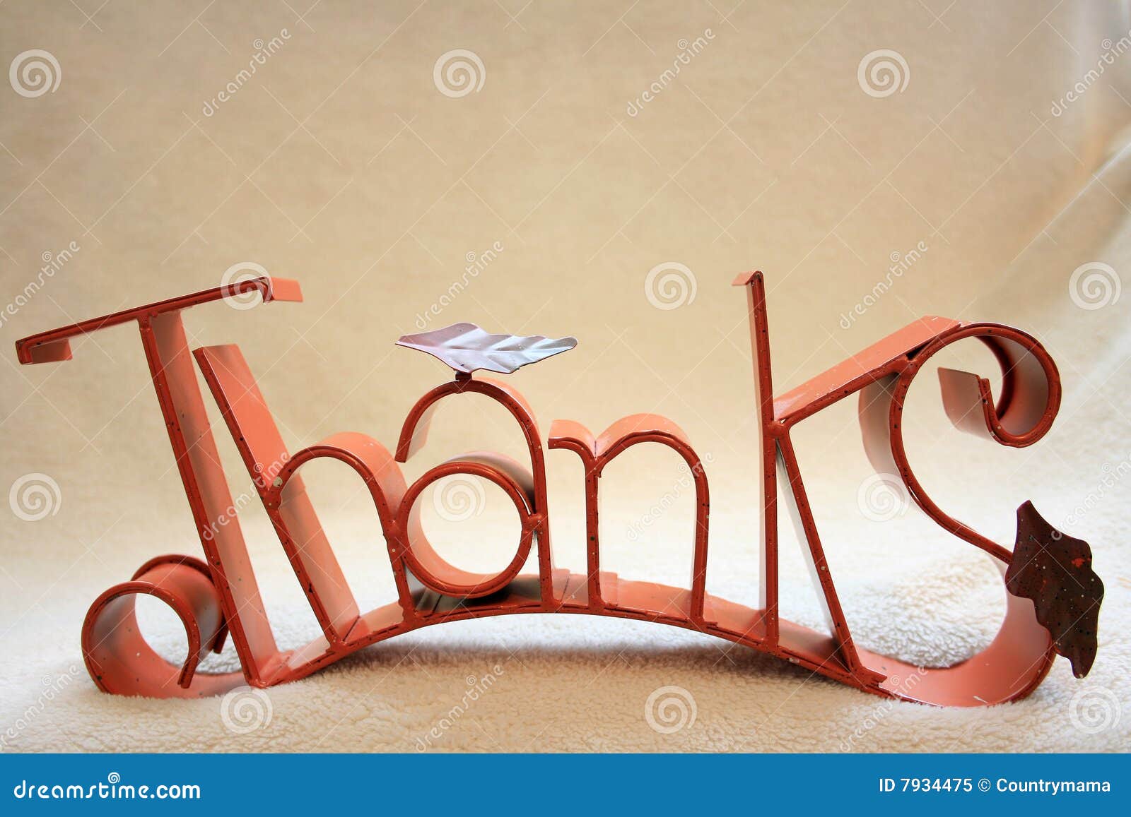 Thanks stock image. Image of thankful, leaf, orange, appreciative - 7934475