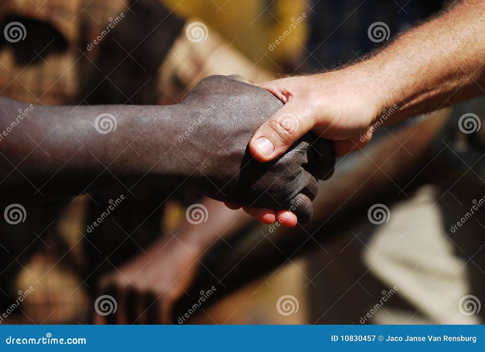 Thanks Across Racial Barriers Stock Image - Image of thanks, black ...