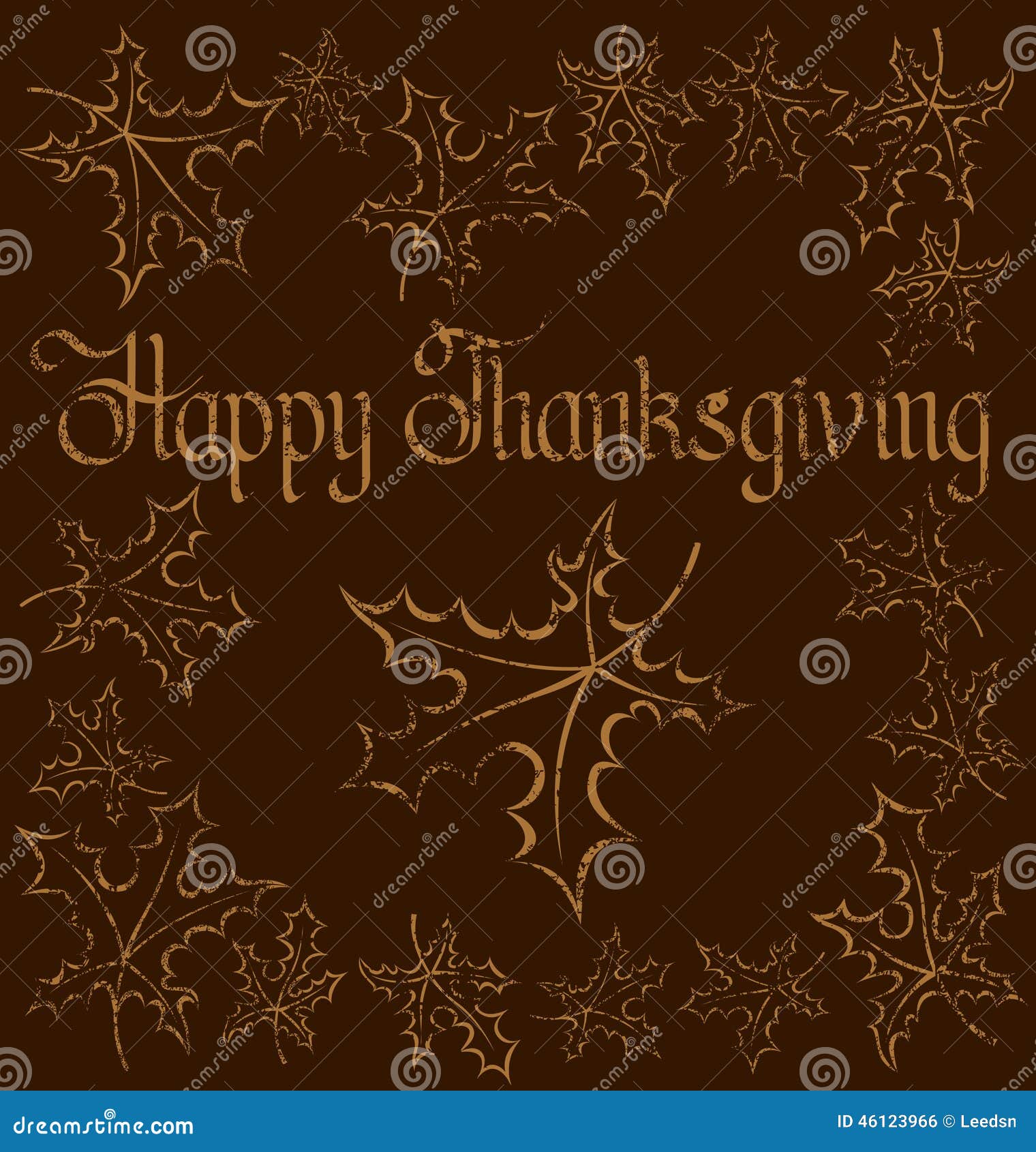Thanks Giving text stock vector. Illustration of holiday - 46123966