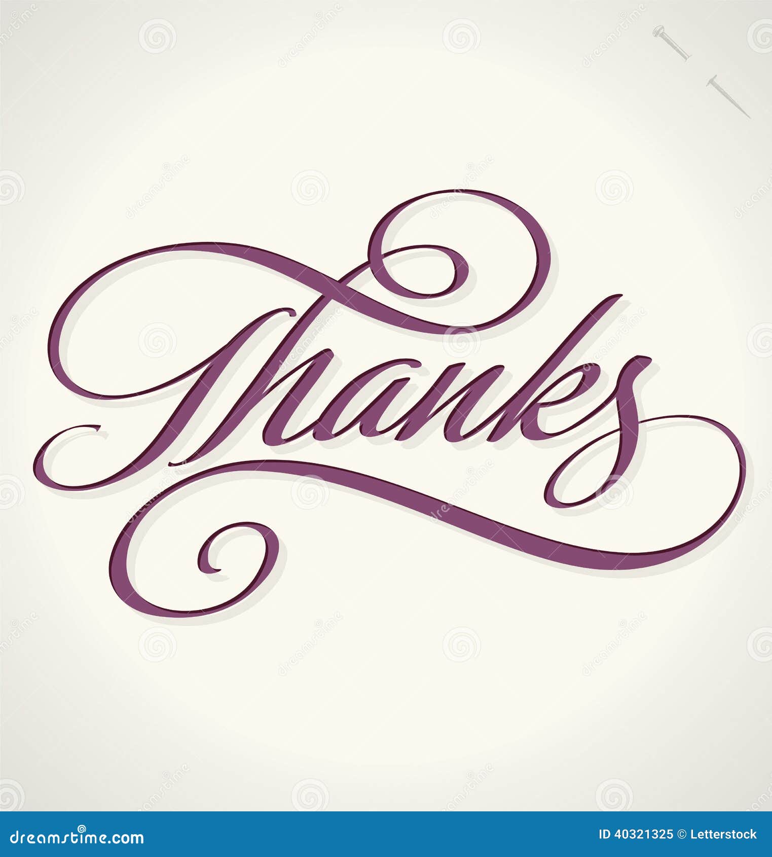 Thanks Hand Lettering Vector Stock Illustrations – 4,539 Thanks Hand ...
