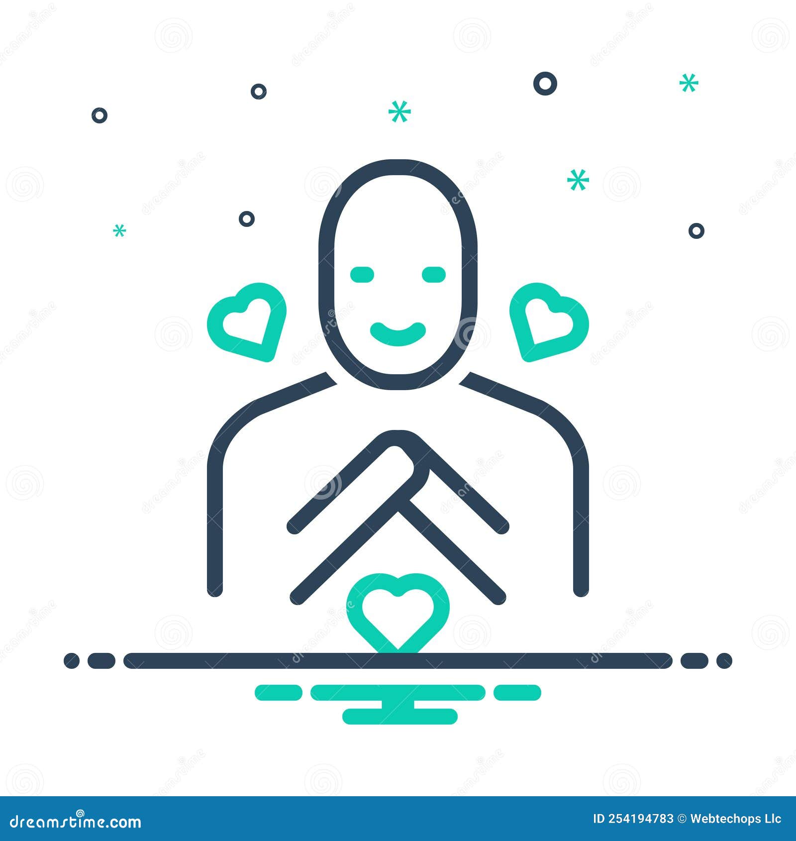 Mix Icon for Thanks, Gratitude and Thankfulness Stock Vector ...