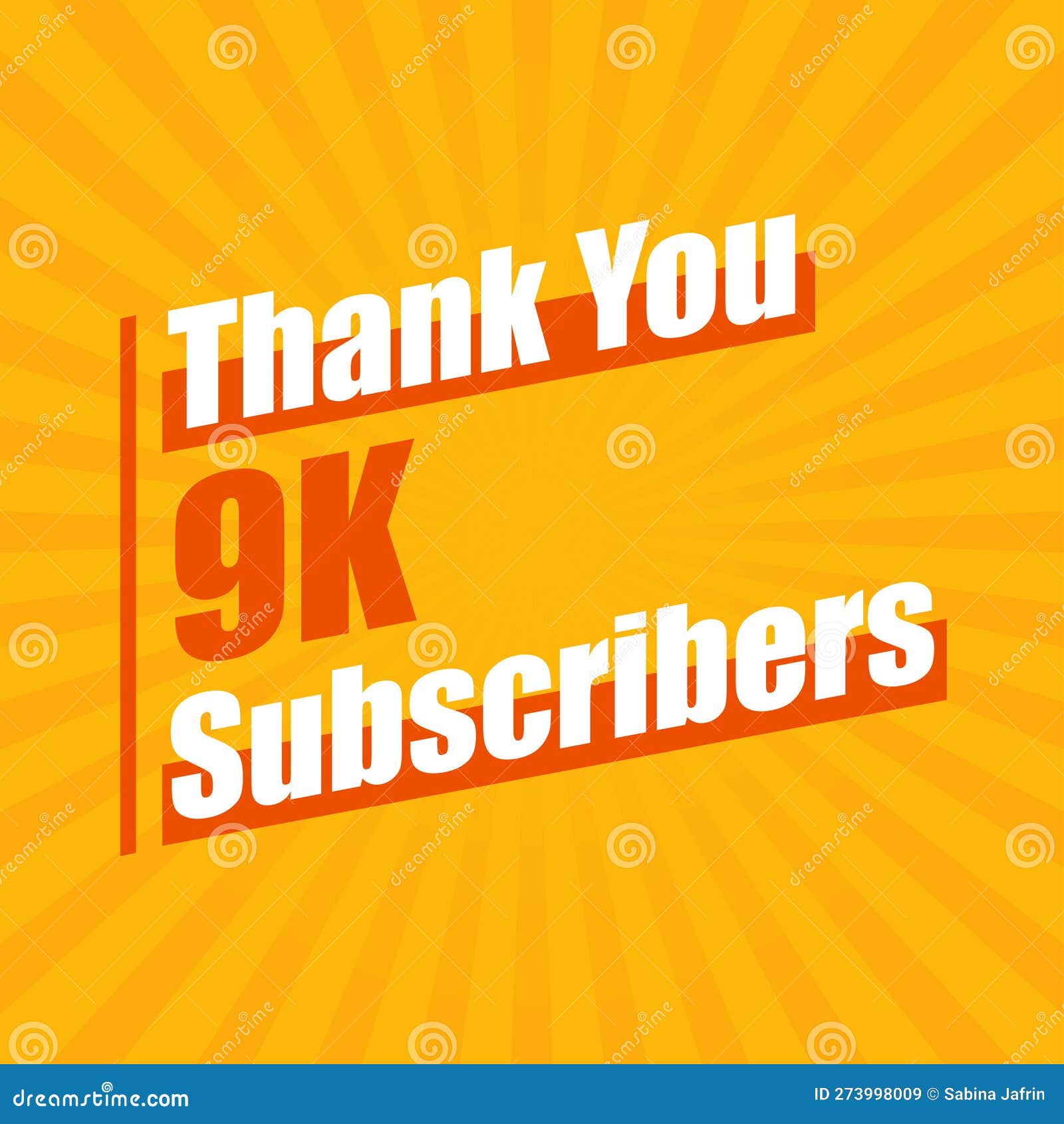 Thanks 9K Subscribers, 9000 Subscribers Celebration Modern Colorful ...