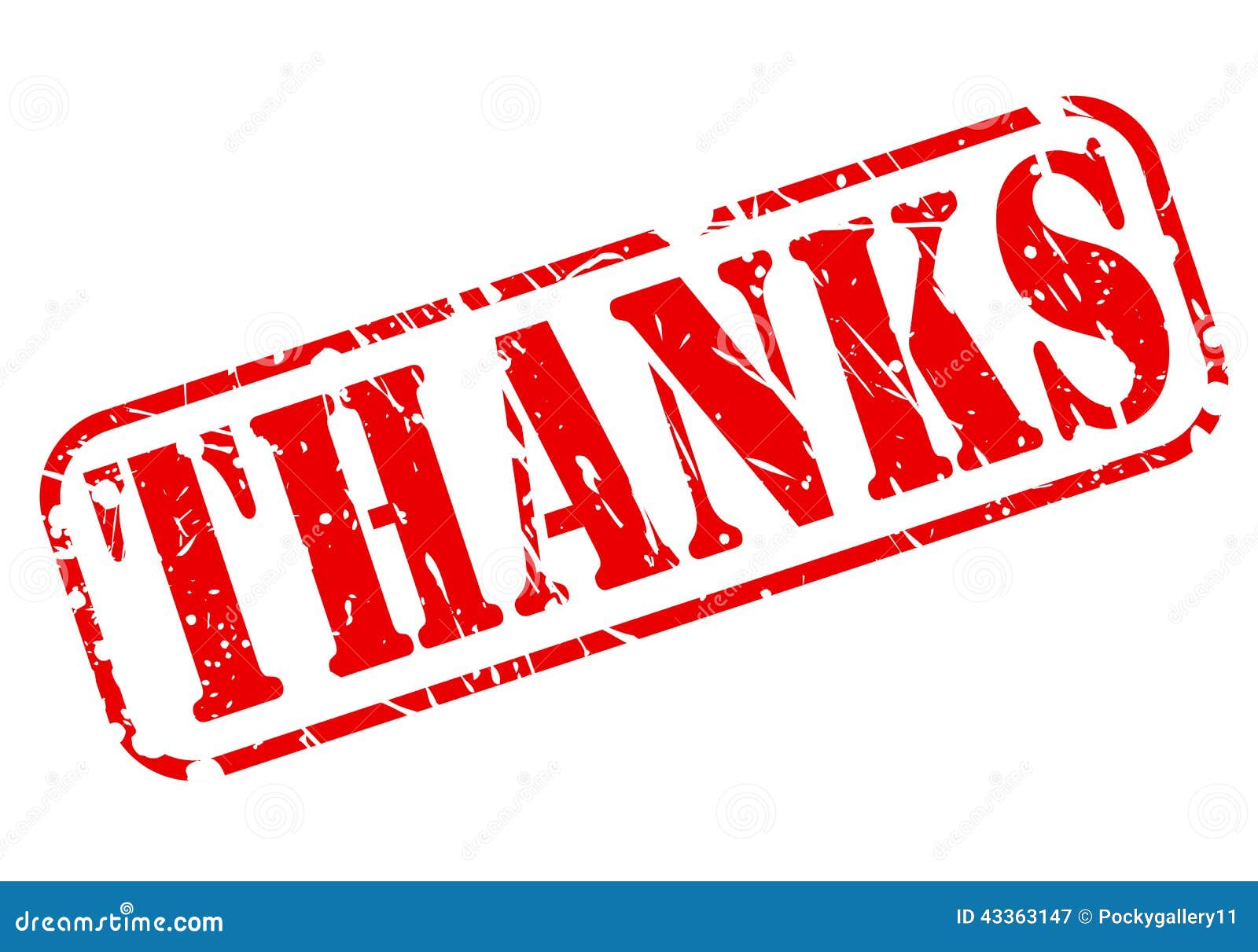 Thanks red stamp text stock vector. Illustration of press - 43363147