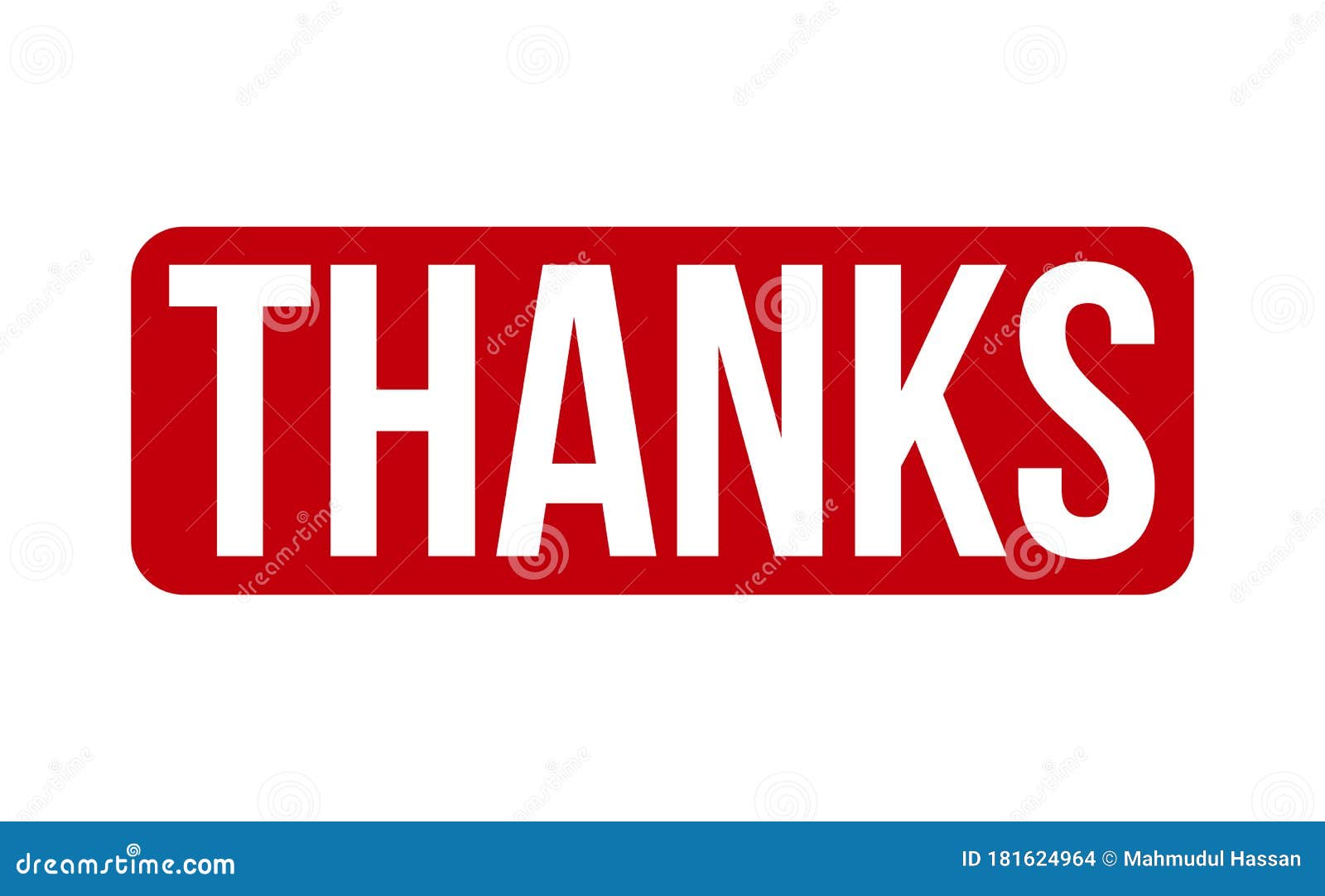 Thanks Rubber Stamp. Red Thanks Rubber Grunge Stamp Seal Vector ...