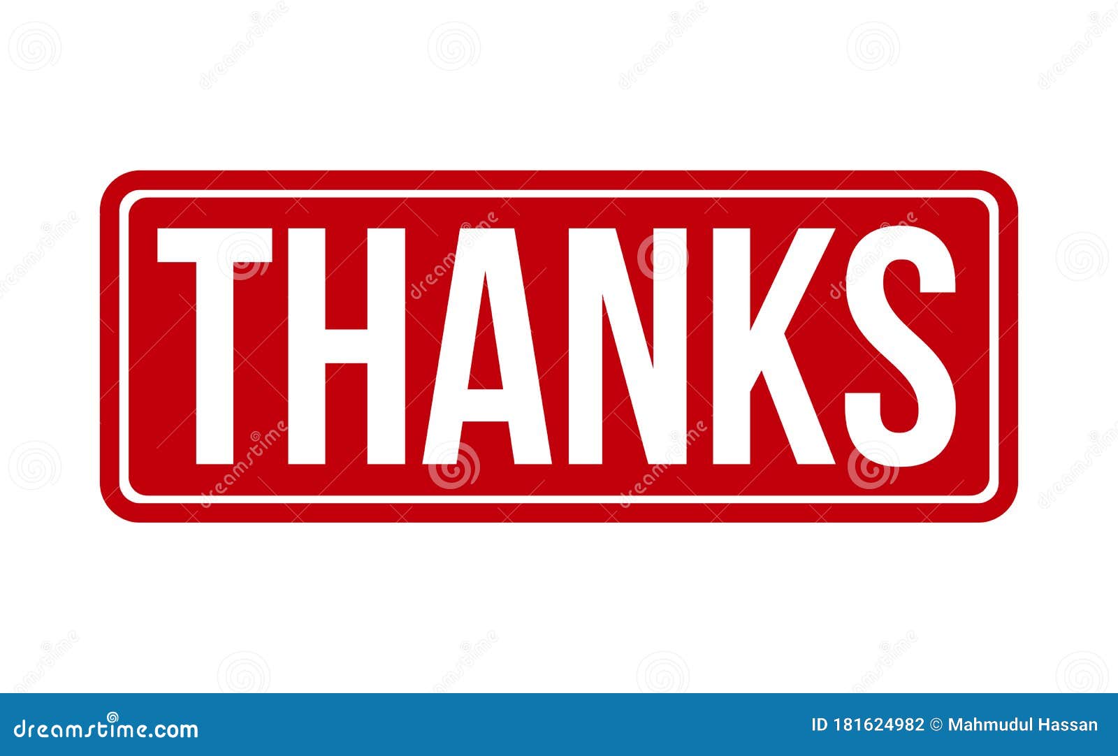 Thanks Rubber Stamp. Red Thanks Rubber Grunge Stamp Seal Vector ...