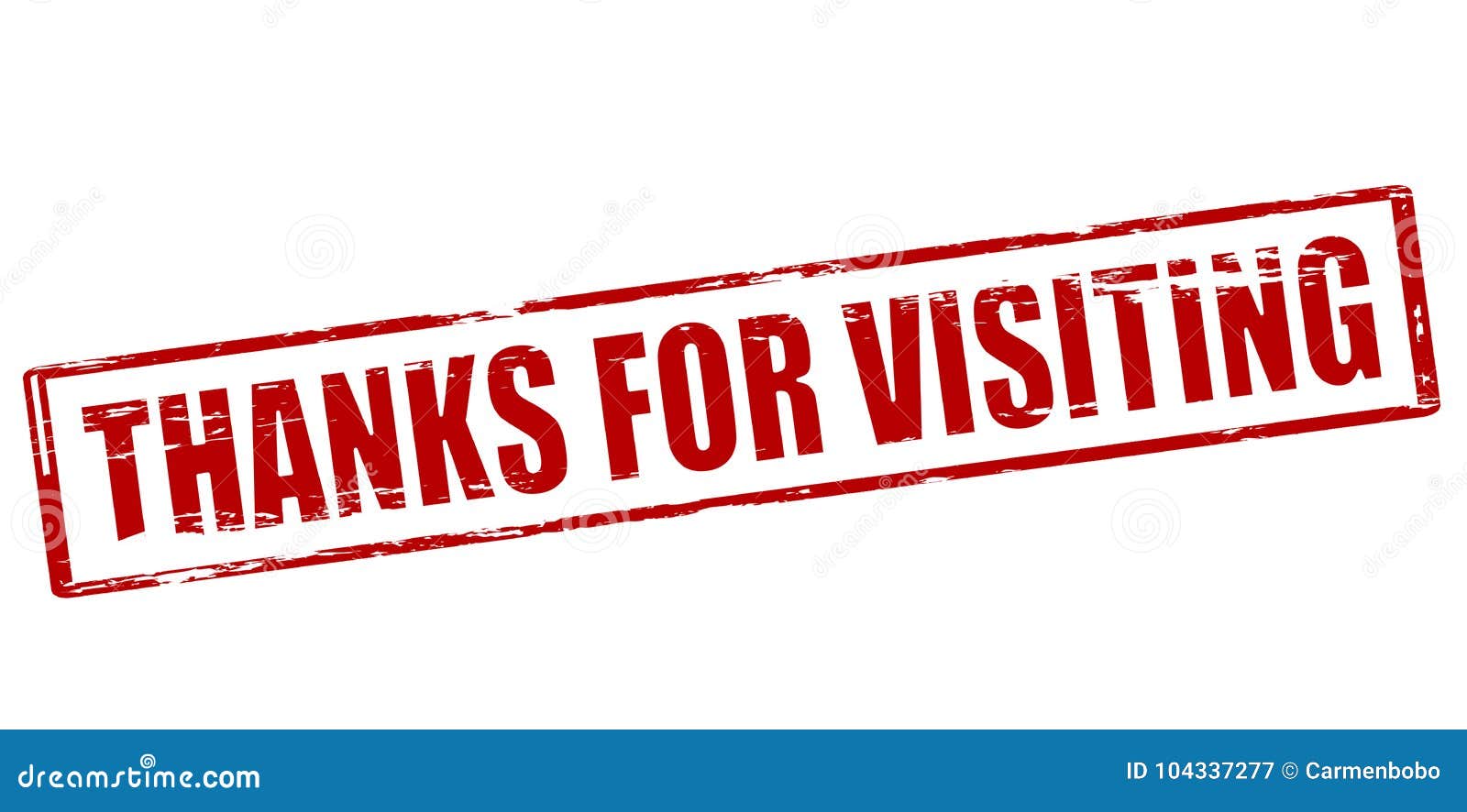 Thanks for visiting stock vector. Illustration of thanks - 104337277