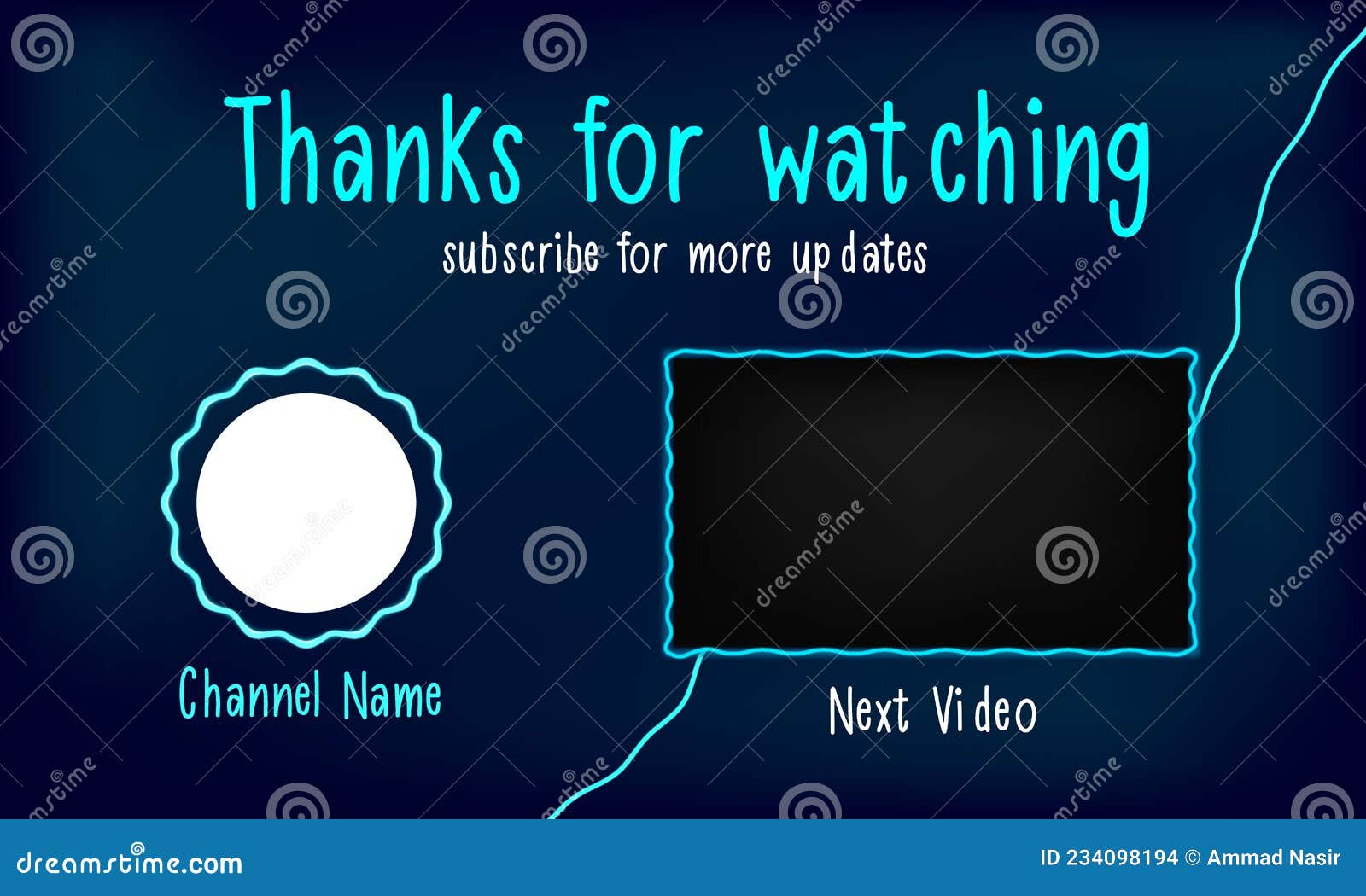 Outro Screen Stock Illustrations – 78 Outro Screen Stock Illustrations ...