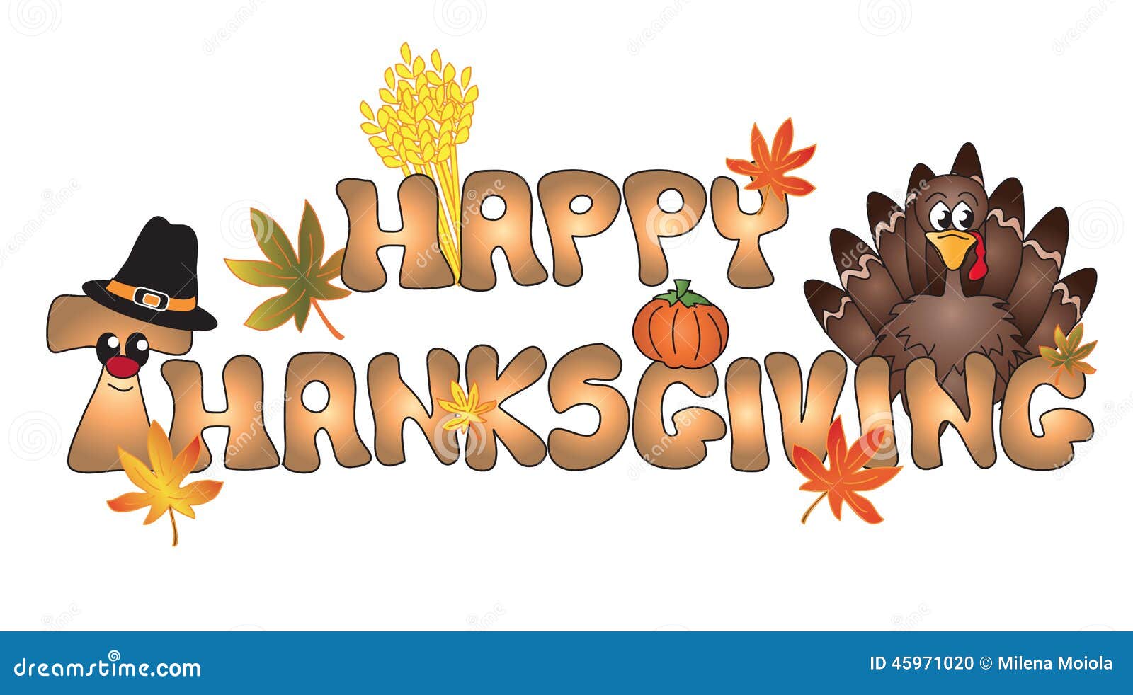 Thanksgiving stock de ilustración. Ilustración de saludo - 45971020