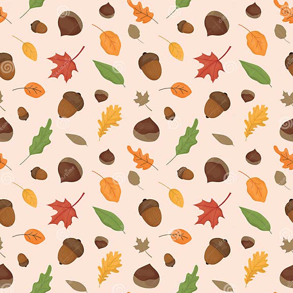 Colorful Repetitive Pattern Background Fall Season Related, Made of ...