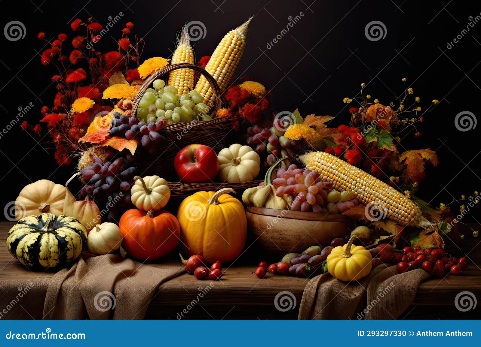 Thanksgiving and the Bountiful Harvest Celebration Stock Photo - Image ...