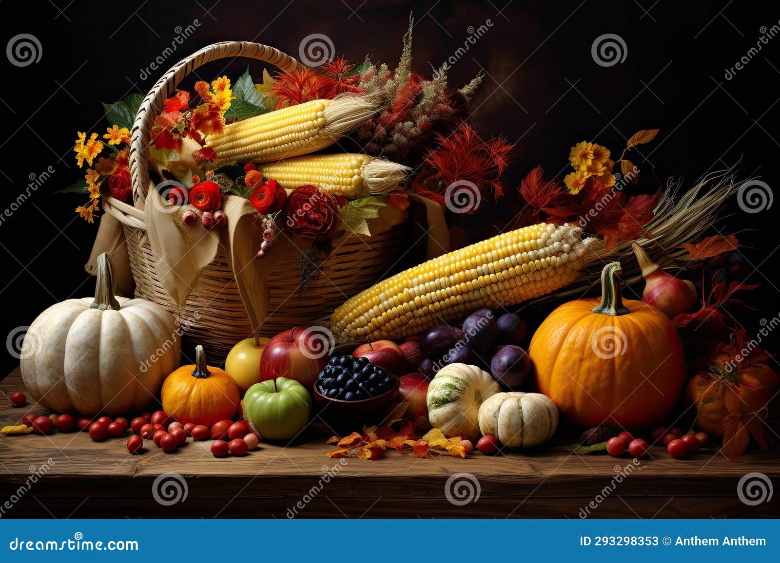 Thanksgiving and the Bountiful Harvest Celebration Stock Image - Image ...