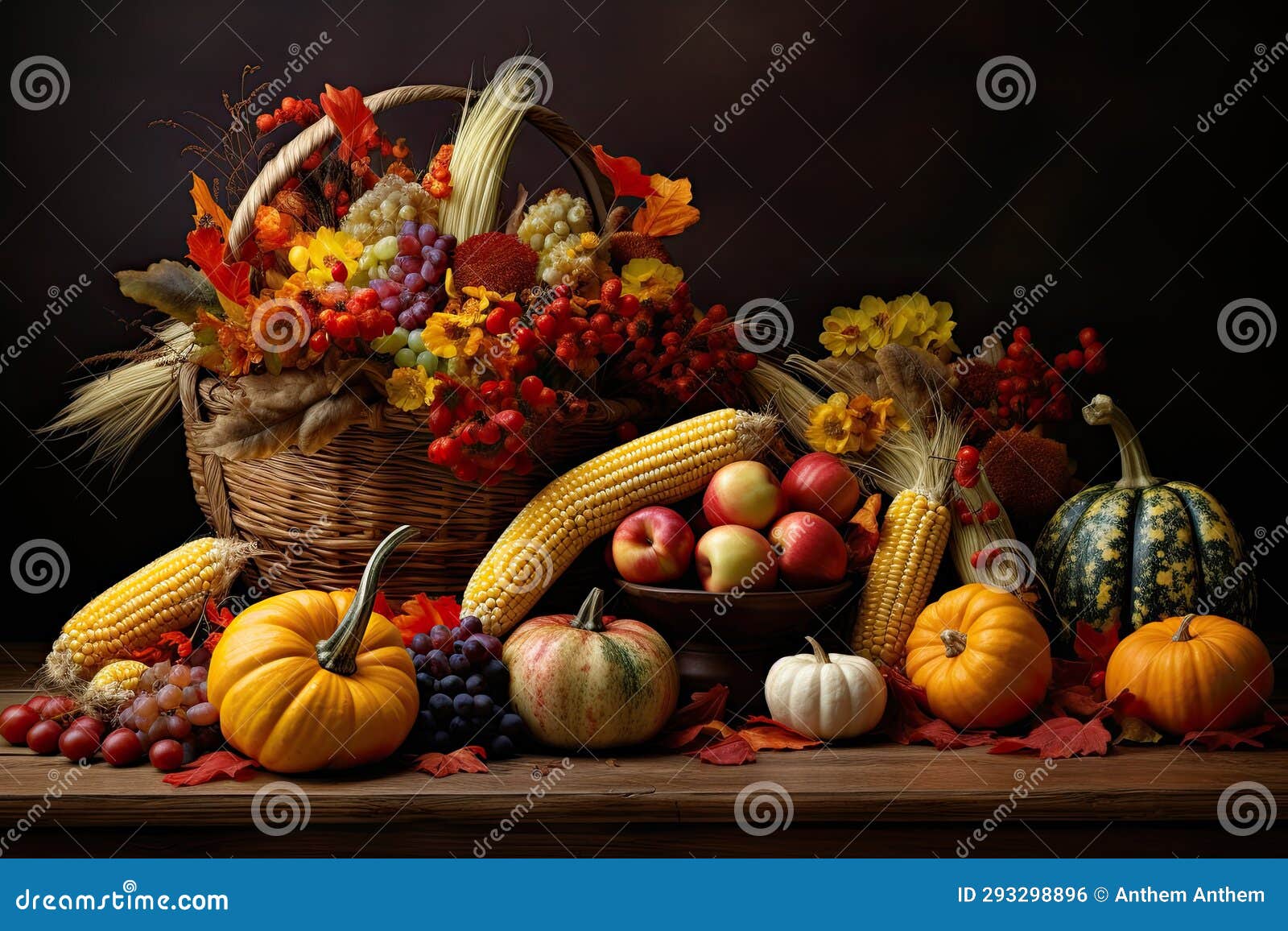 Thanksgiving and the Bountiful Harvest Celebration Stock Photo - Image ...