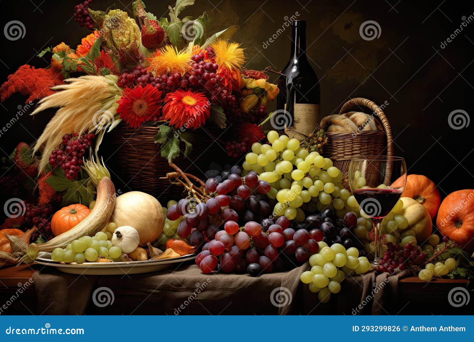 Thanksgiving and the Bountiful Harvest Celebration Stock Photo - Image ...