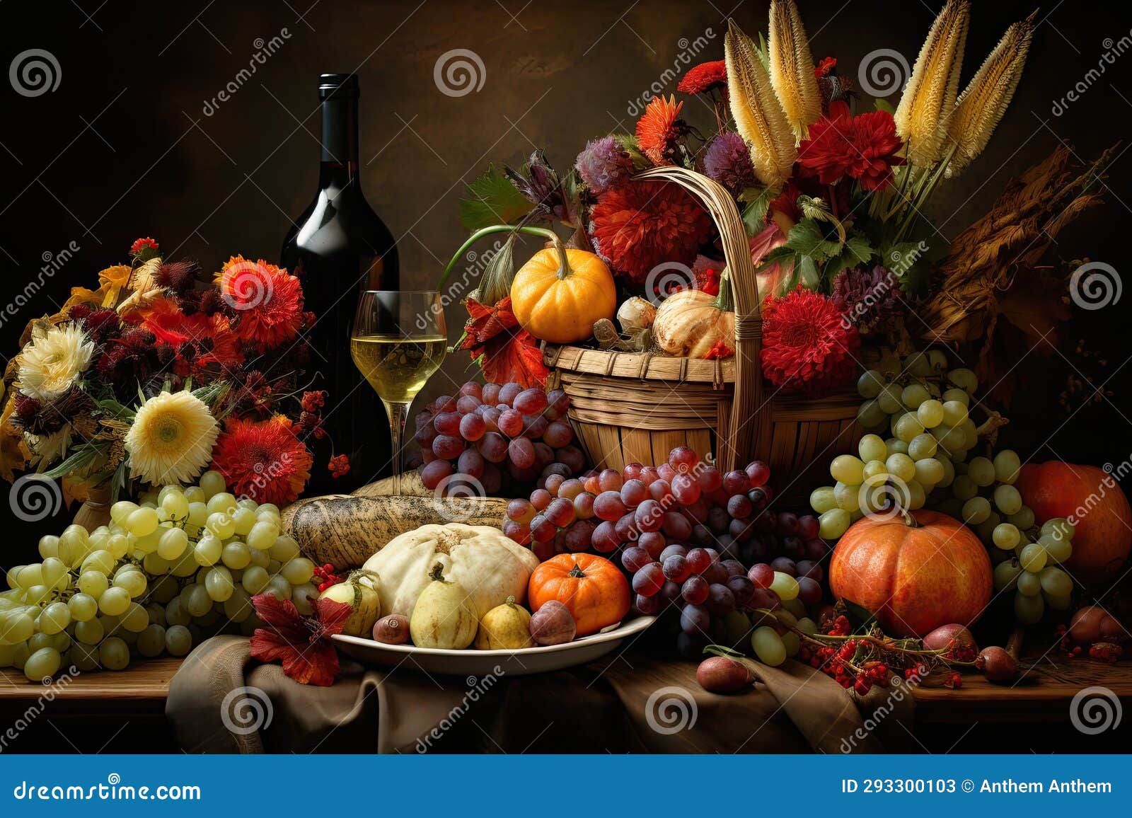 Thanksgiving and the Bountiful Harvest Celebration Stock Image - Image ...