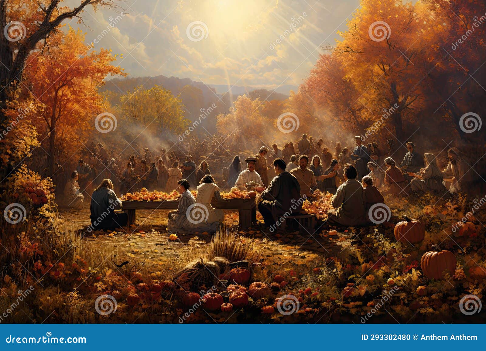 Thanksgiving and the Bountiful Harvest Celebration Stock Photo - Image ...