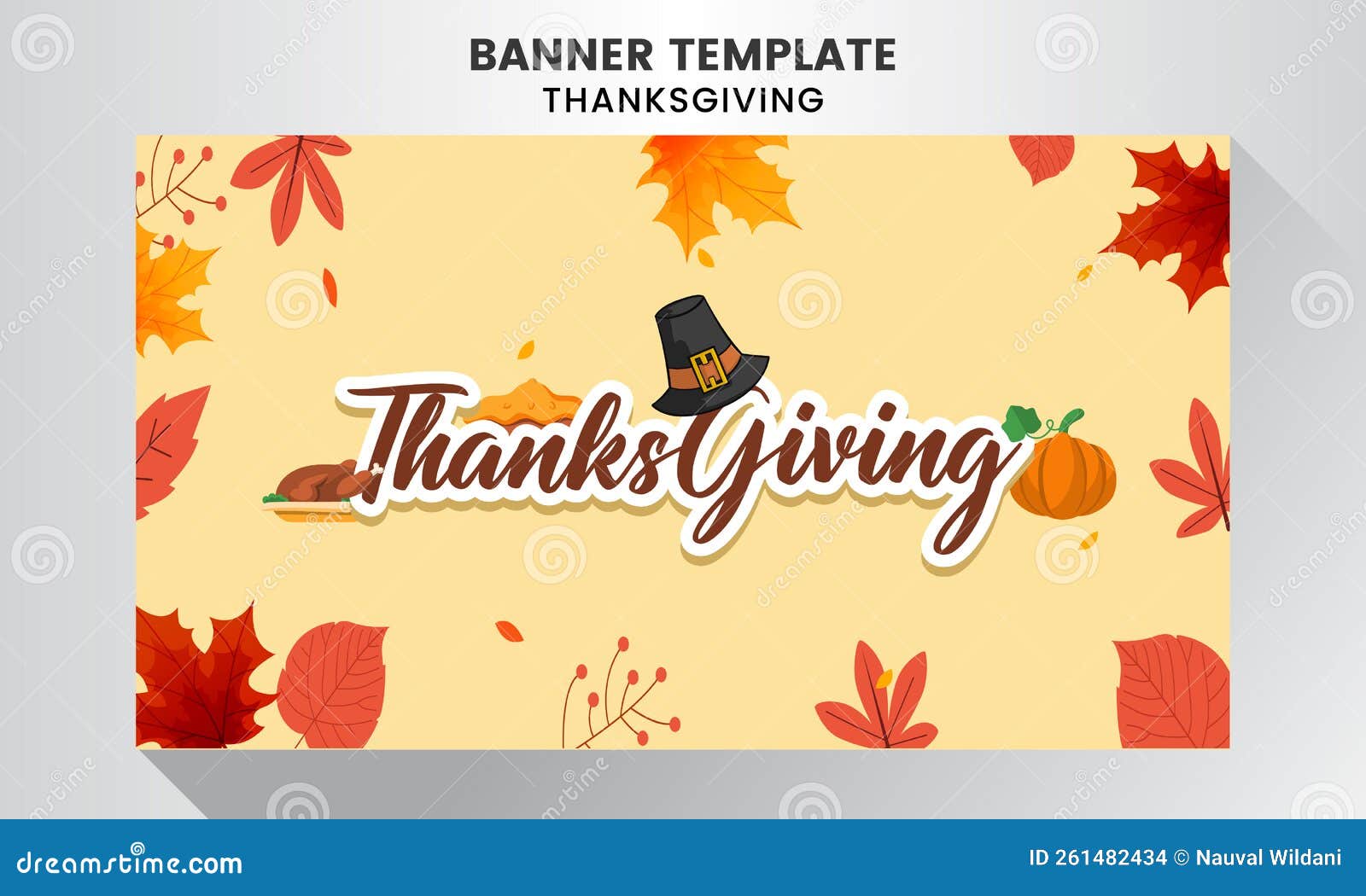 Thanksgiving Celebration Background Template Stock Vector ...