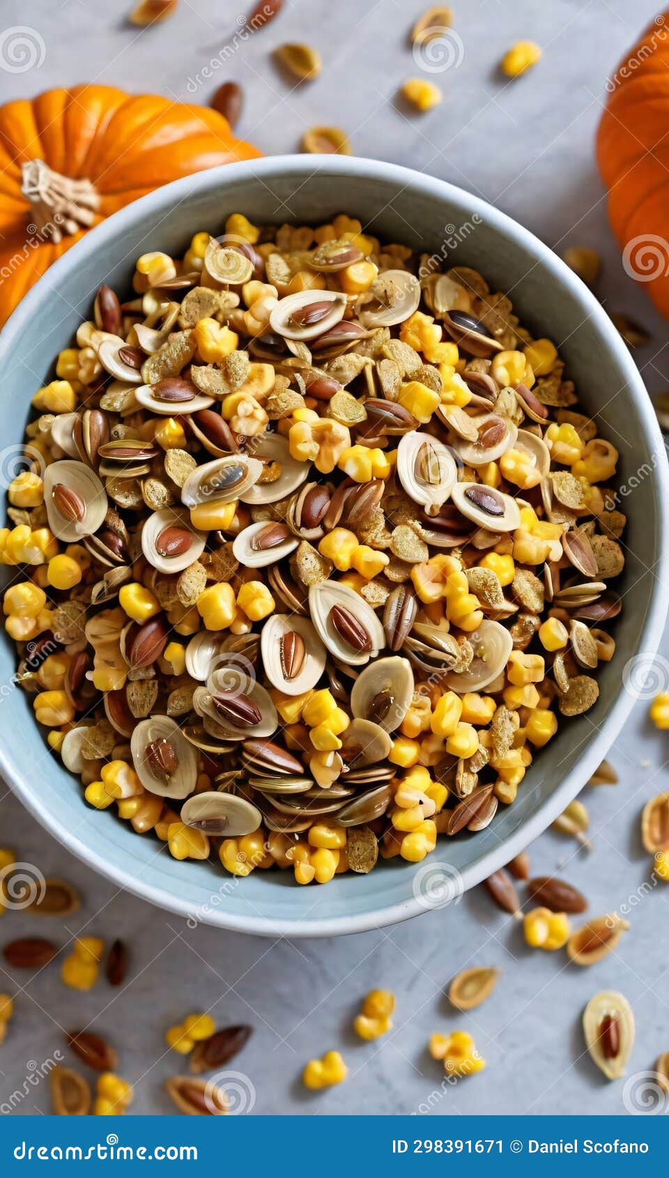 Thanksgiving Corn and Pumpkin Seed Cerea. Generative AI Stock Image ...
