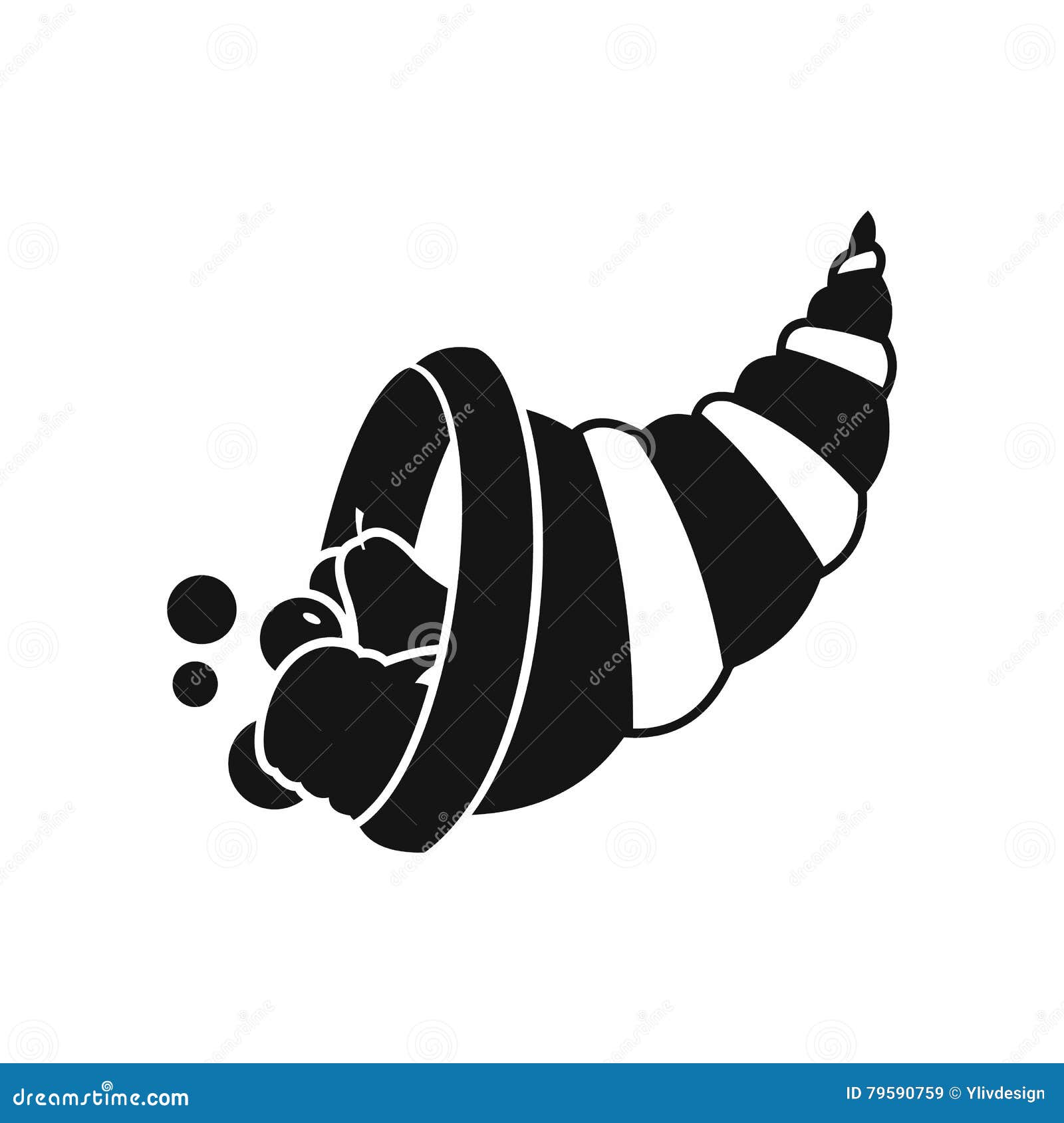 Thanksgiving Cornucopia Icon, Simple Style Stock Vector - Illustration ...