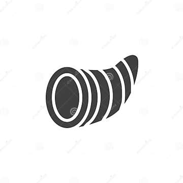 Thanksgiving Cornucopia Vector Icon Stock Vector - Illustration of ...