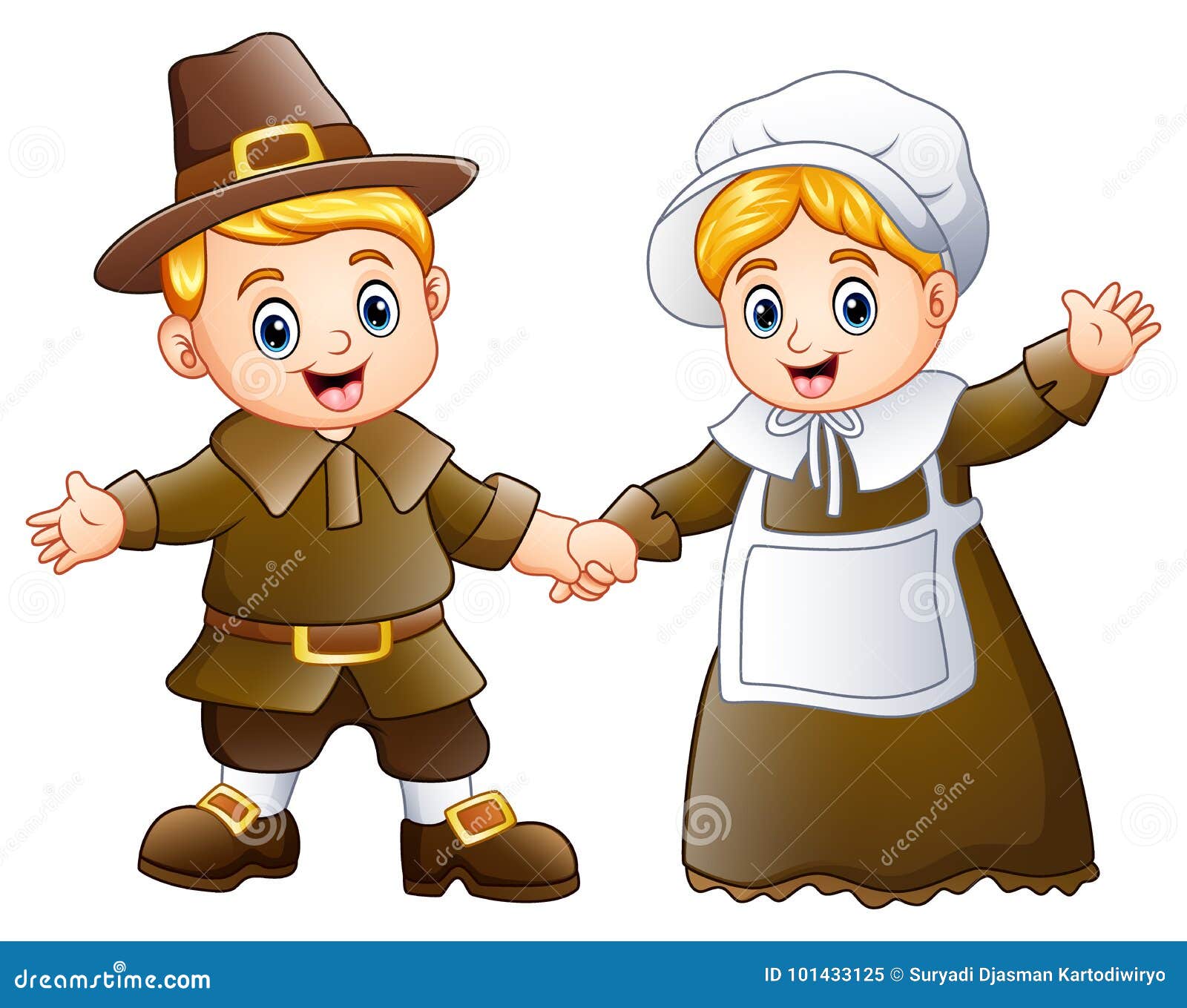 Pilgrim Family Clipart