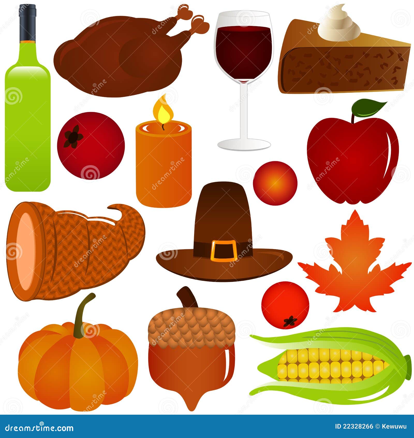 Thanksgiving / Fall Season Vector Stock Vector - Illustration of autumn ...