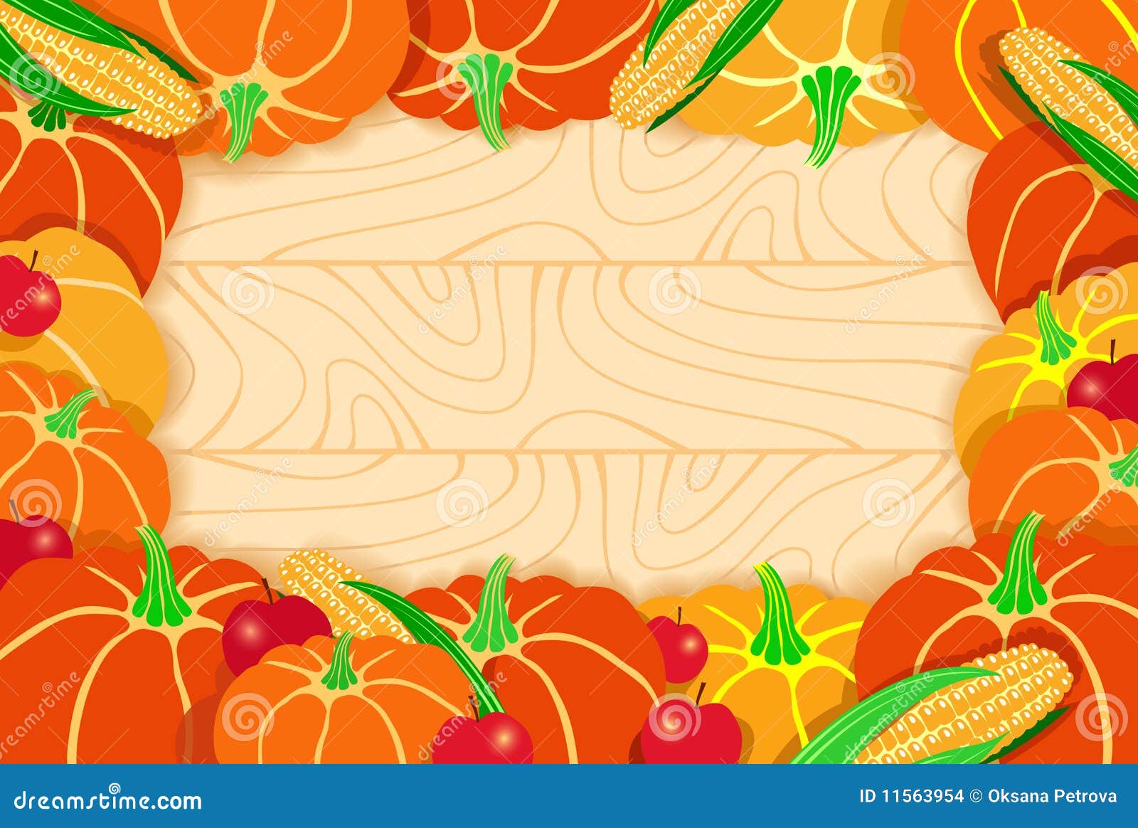 Thanksgiving frame stock vector. Illustration of ornament - 11563954