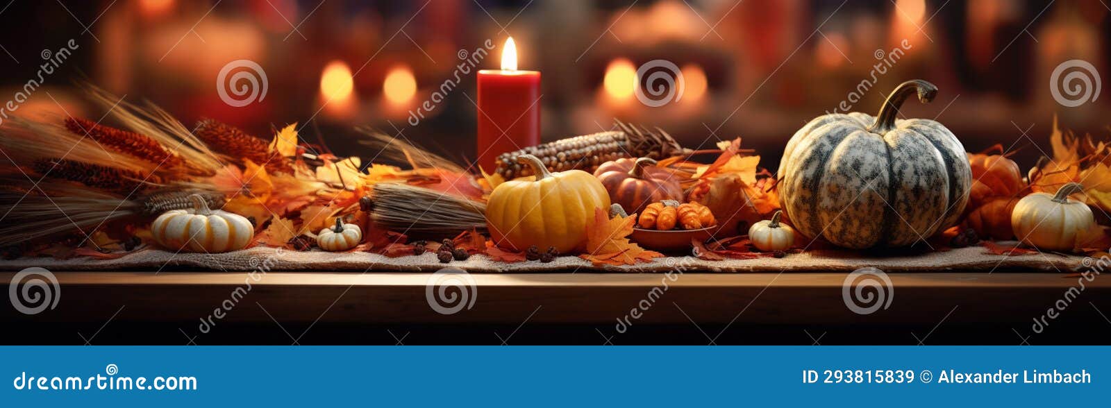 Thanksgiving Header stock illustration. Illustration of maple - 293815839