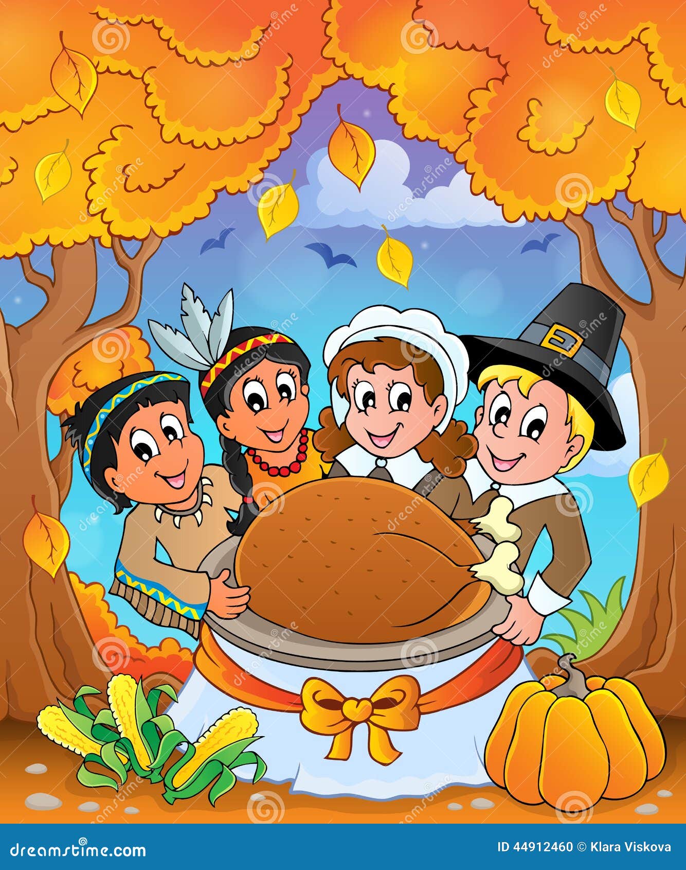 Thanksgiving Pilgrim Emoticon Emoji Cartoon Icon Vector Illustration ...