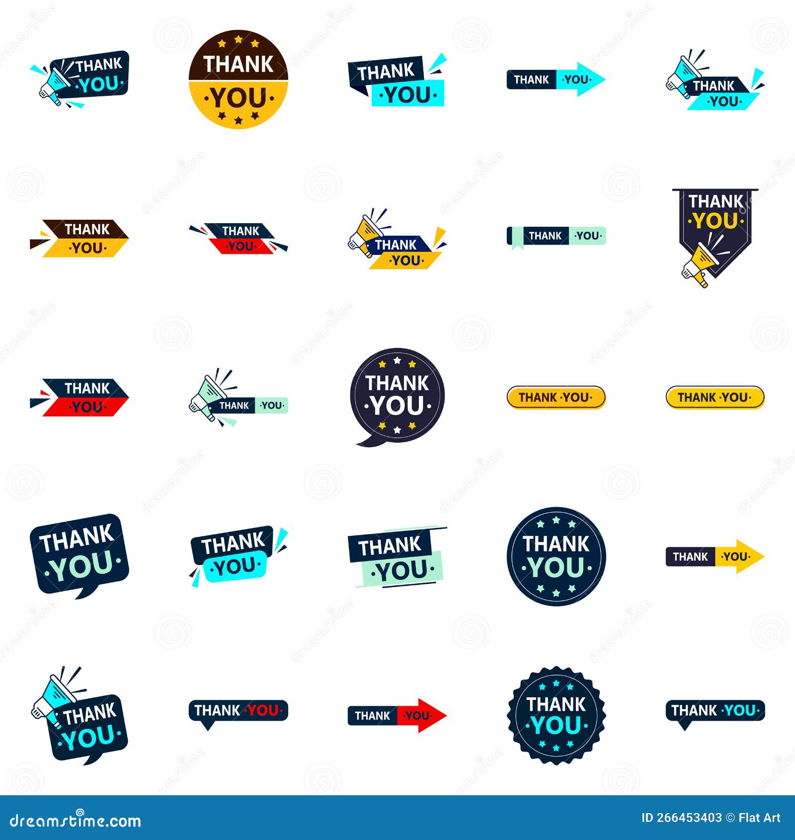 Thankyou 25 Innovative Vector Icons To Show Your Appreciation In A ...