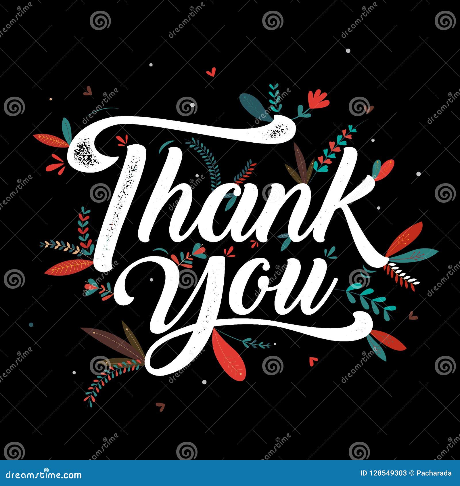 Thankyou Typography Poster. Celebration Text , Badge. Vector Cal ...