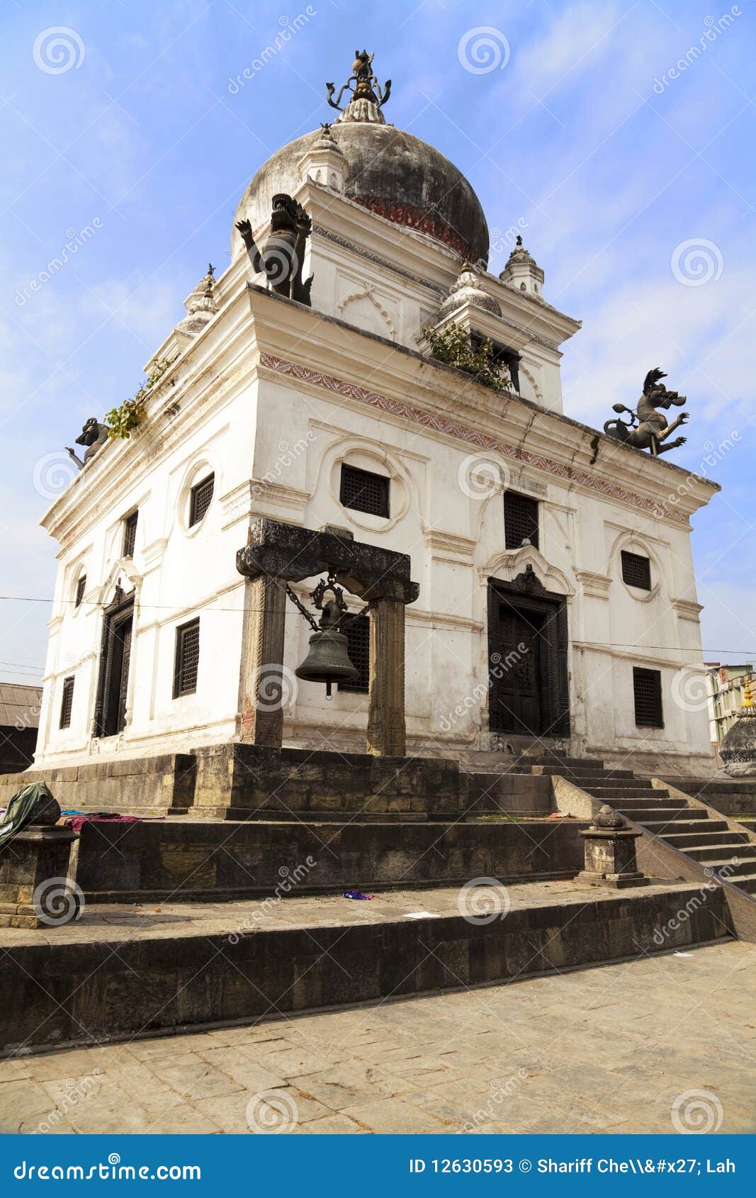 Thapathali Temple, Kathmandu, Nepal Stock Image - Image of traditional ...