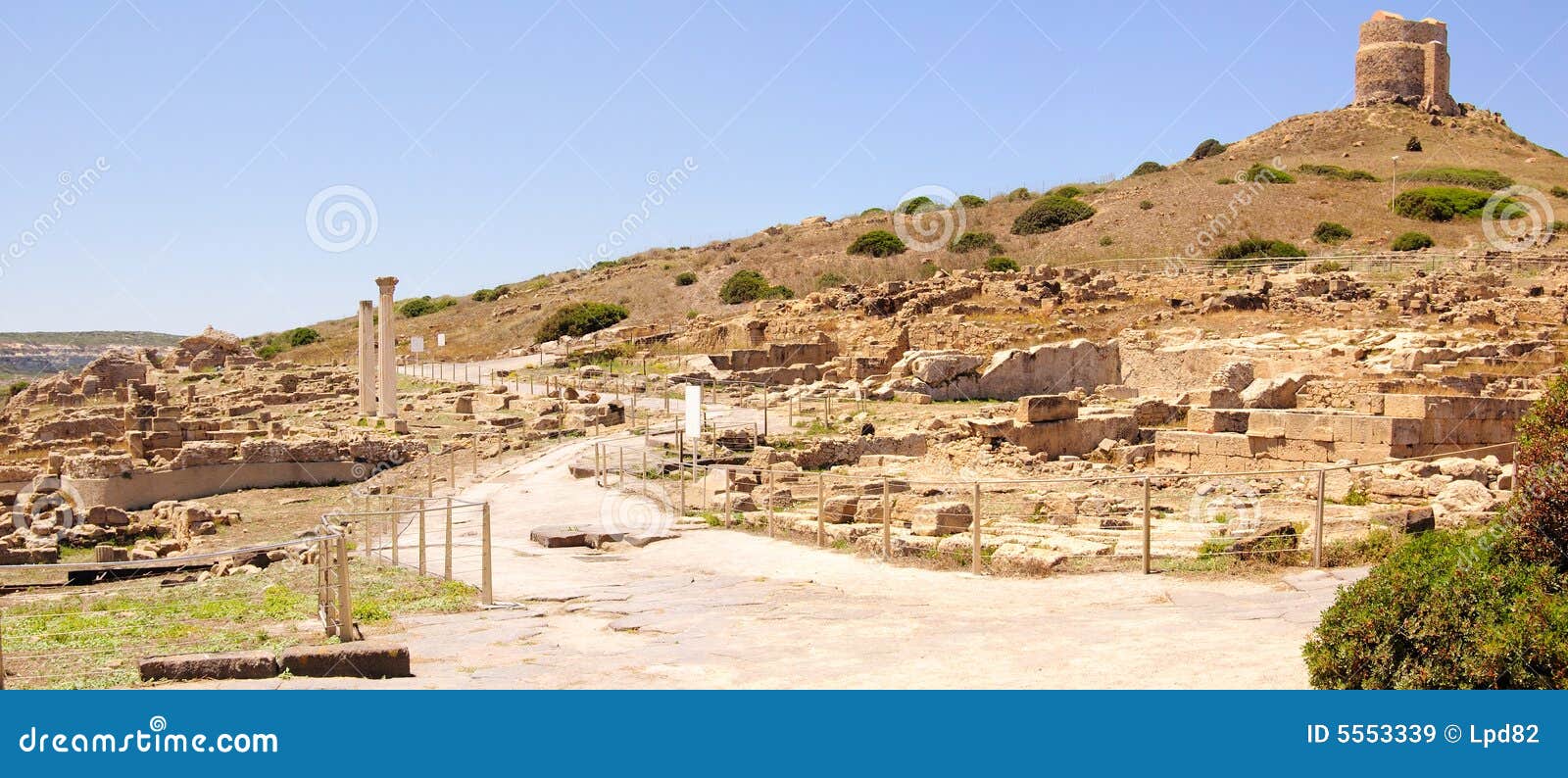 Tharros stock image. Image of stone, rock, island, romanic - 5553339