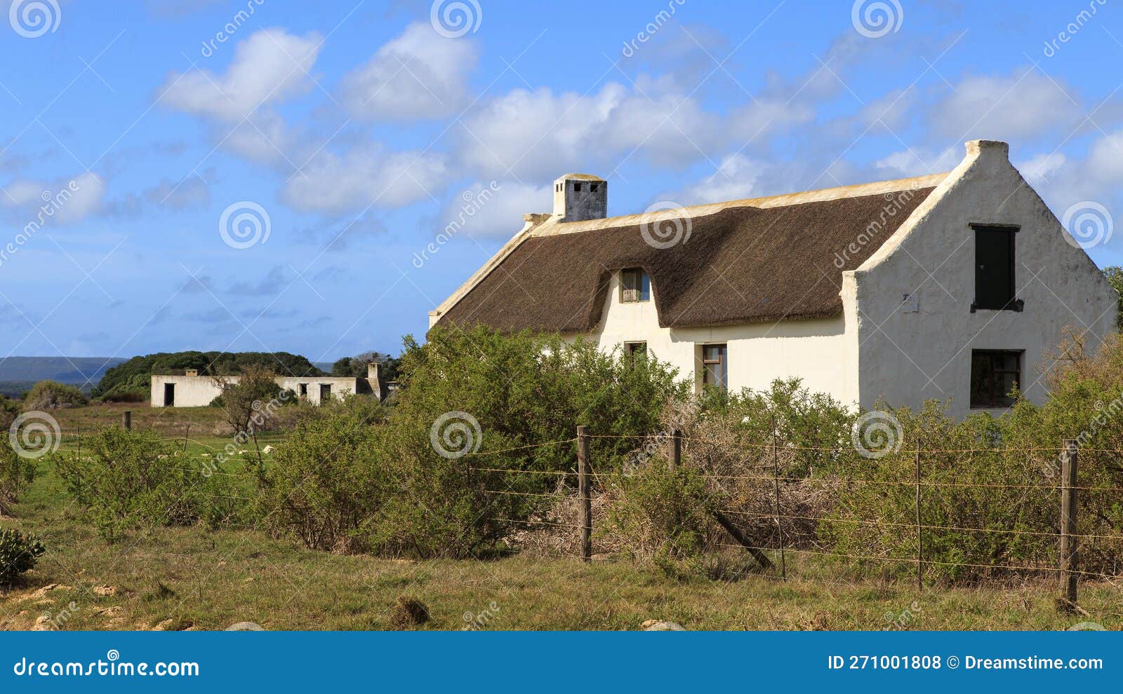 Thatched Cape Dutch house stock photo. Image of house - 271001808