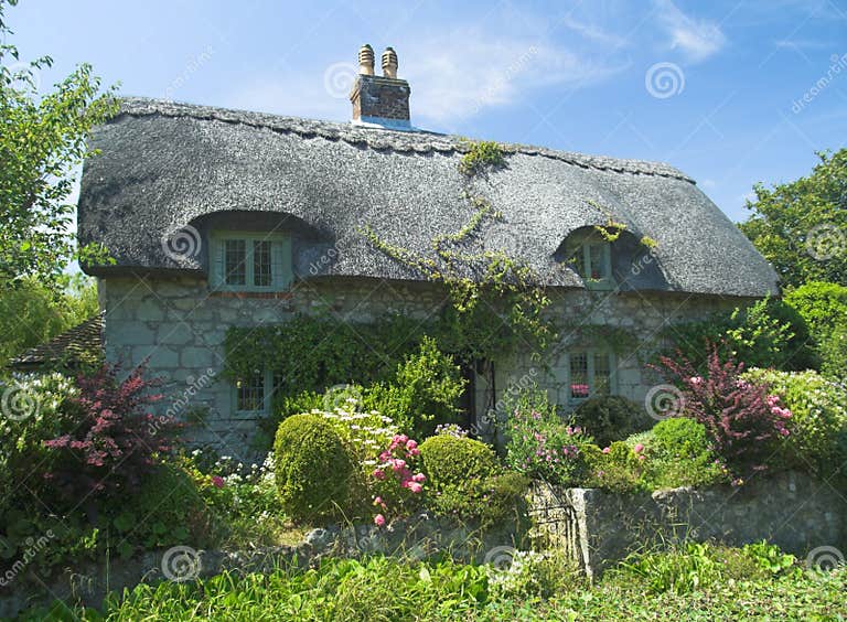 Thatched cottage stock photo. Image of stone, relaxed - 2743172