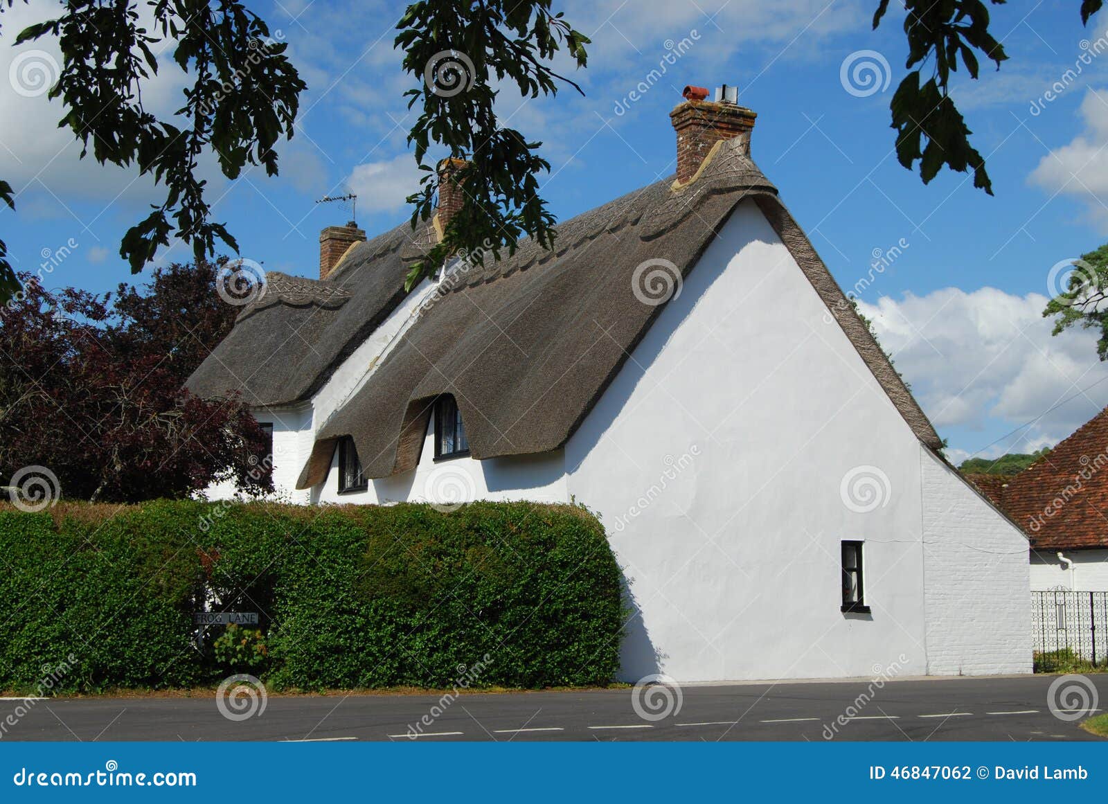 Thatched cottage stock photo. Image of thatched, dorset - 46847062