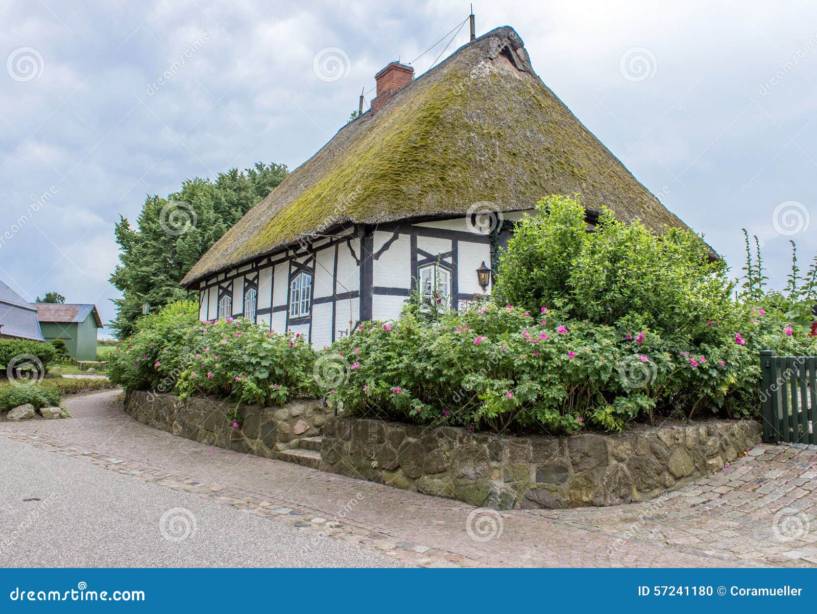 Thatched House stock photo. Image of house, baltic, style - 57241180