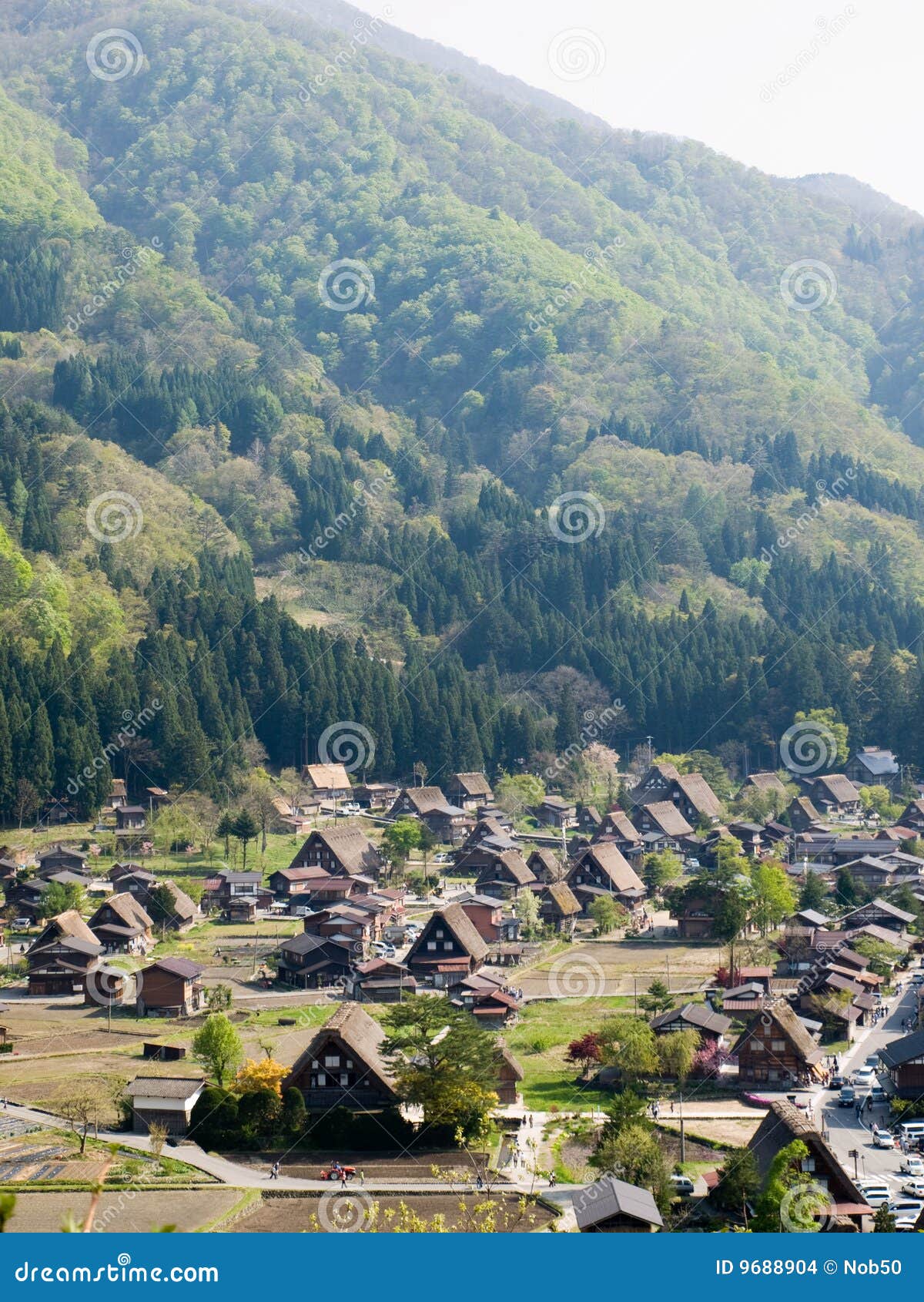 Thatched Roof Houses in Japan Stock Photo - Image of countryside ...