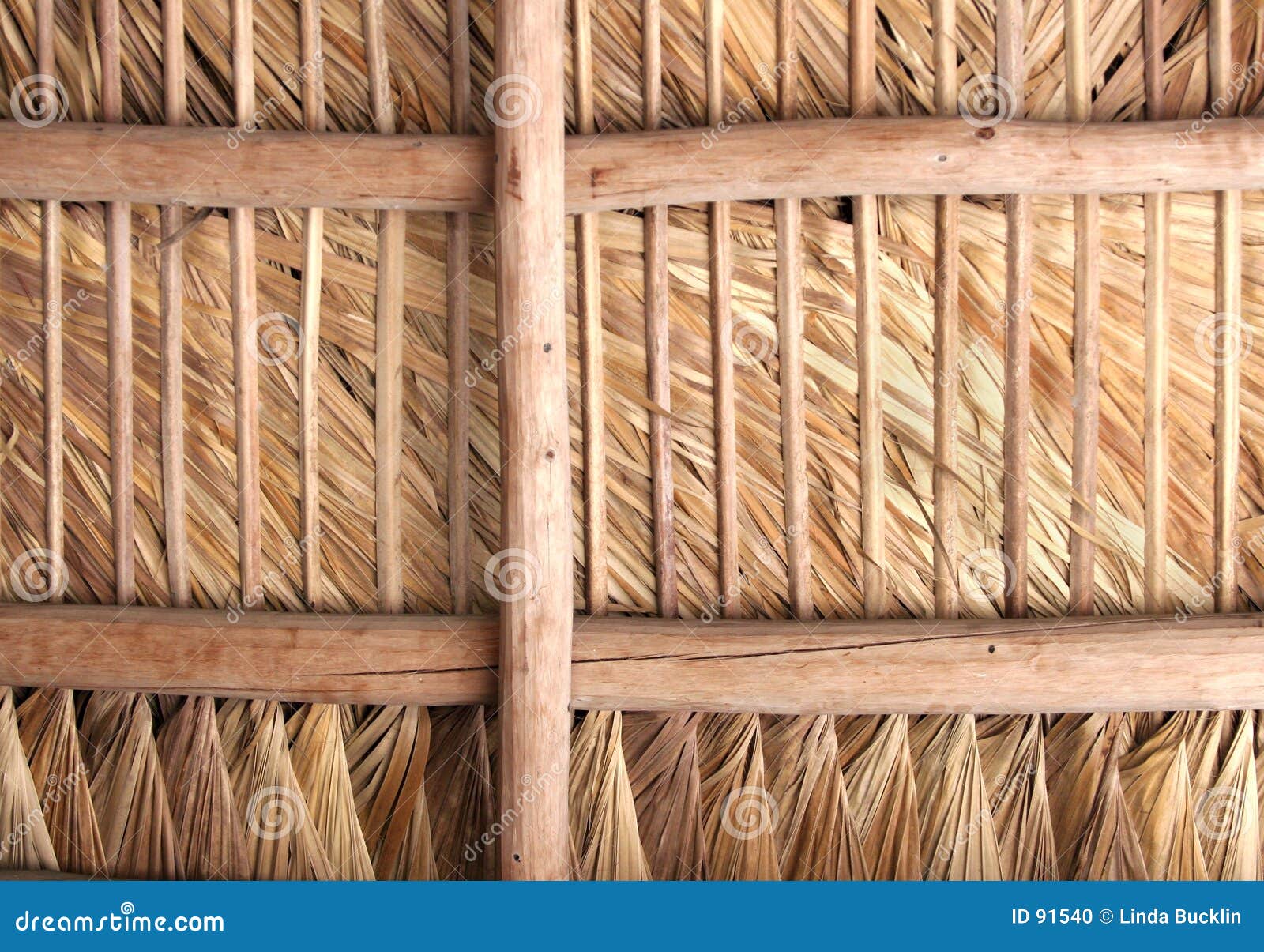 Thatched Roof - Inside stock photo. Image of pattern, straw - 91540