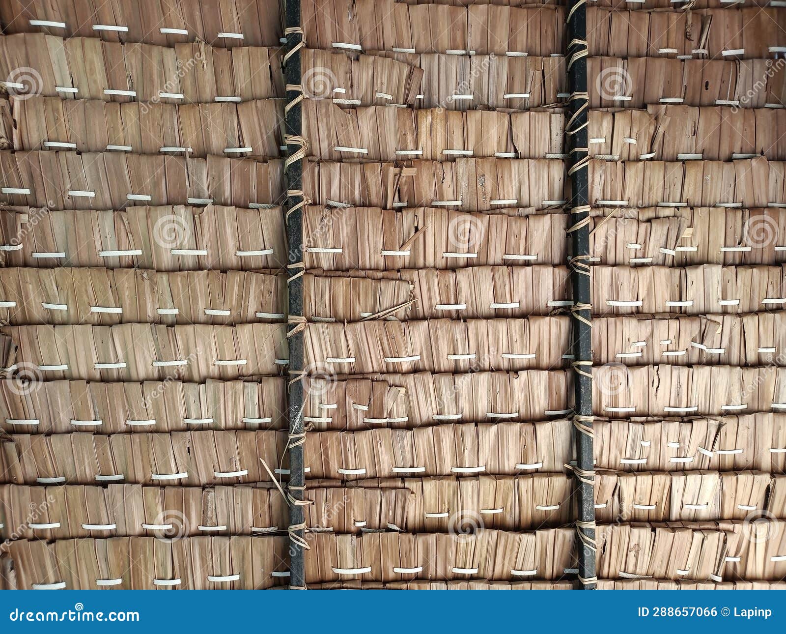 Thatched Roof of the Straw Show Background Stock Photo - Image of floor ...