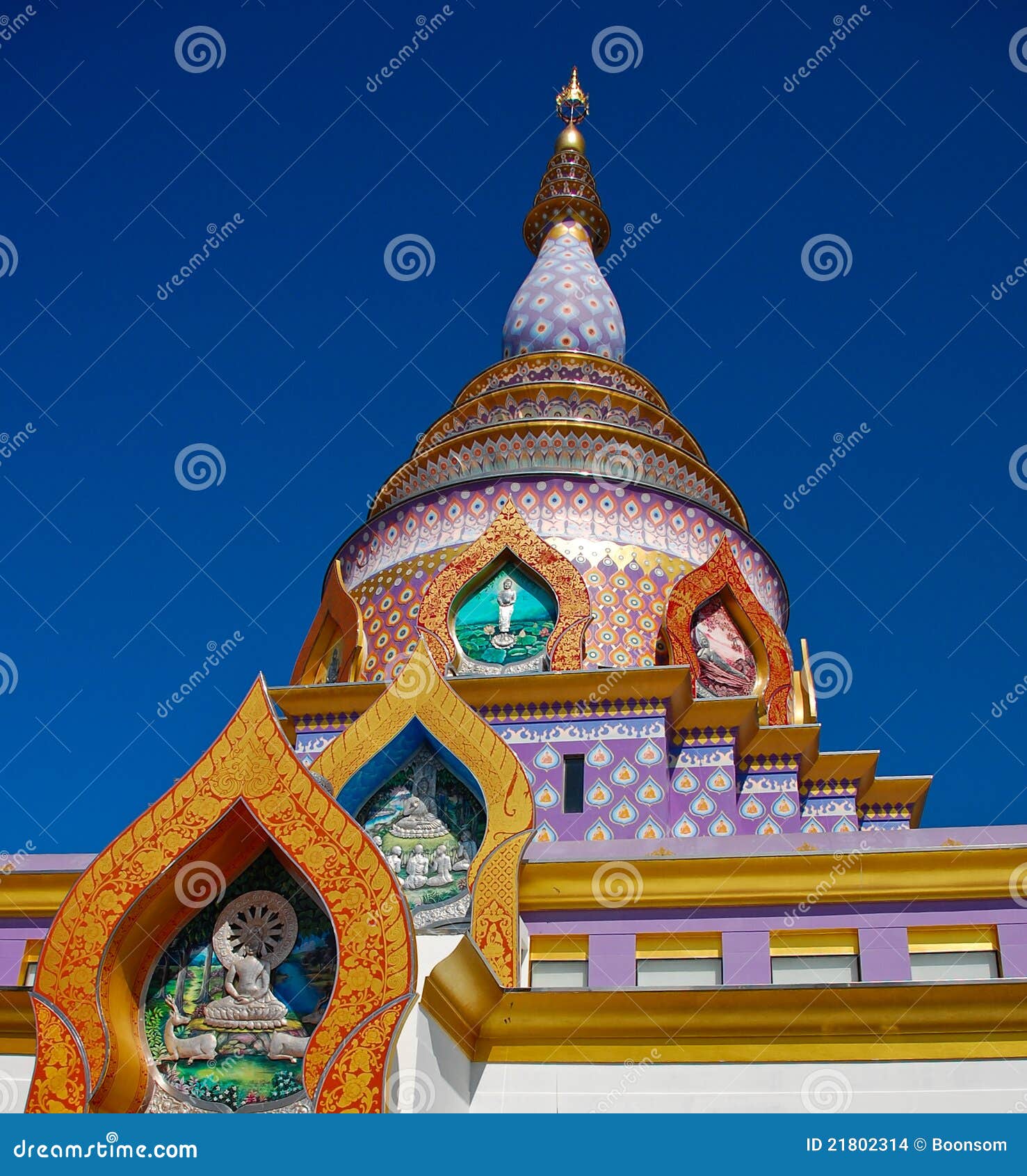 Thaton Temple in Chiang Mai, Thailand Stock Photo - Image of oriental ...