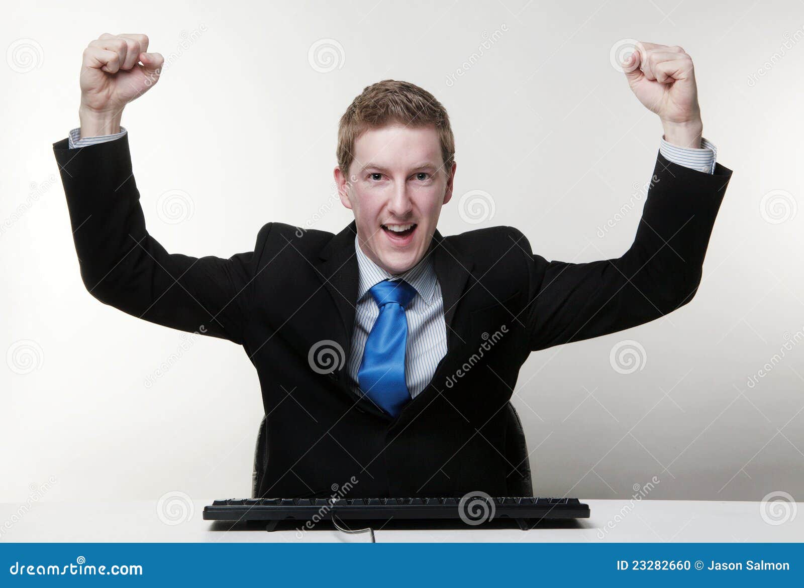 Thats great stock photo. Image of smart, smile, raised - 23282660