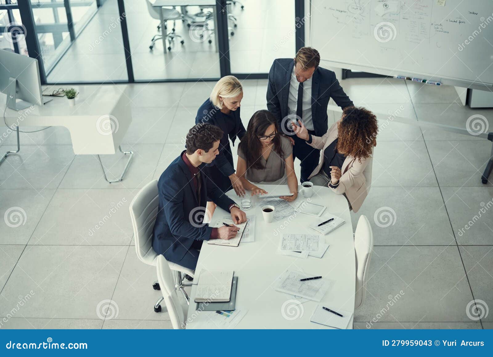 Thats One Constructive Collaboration. a Group of Colleagues Using ...