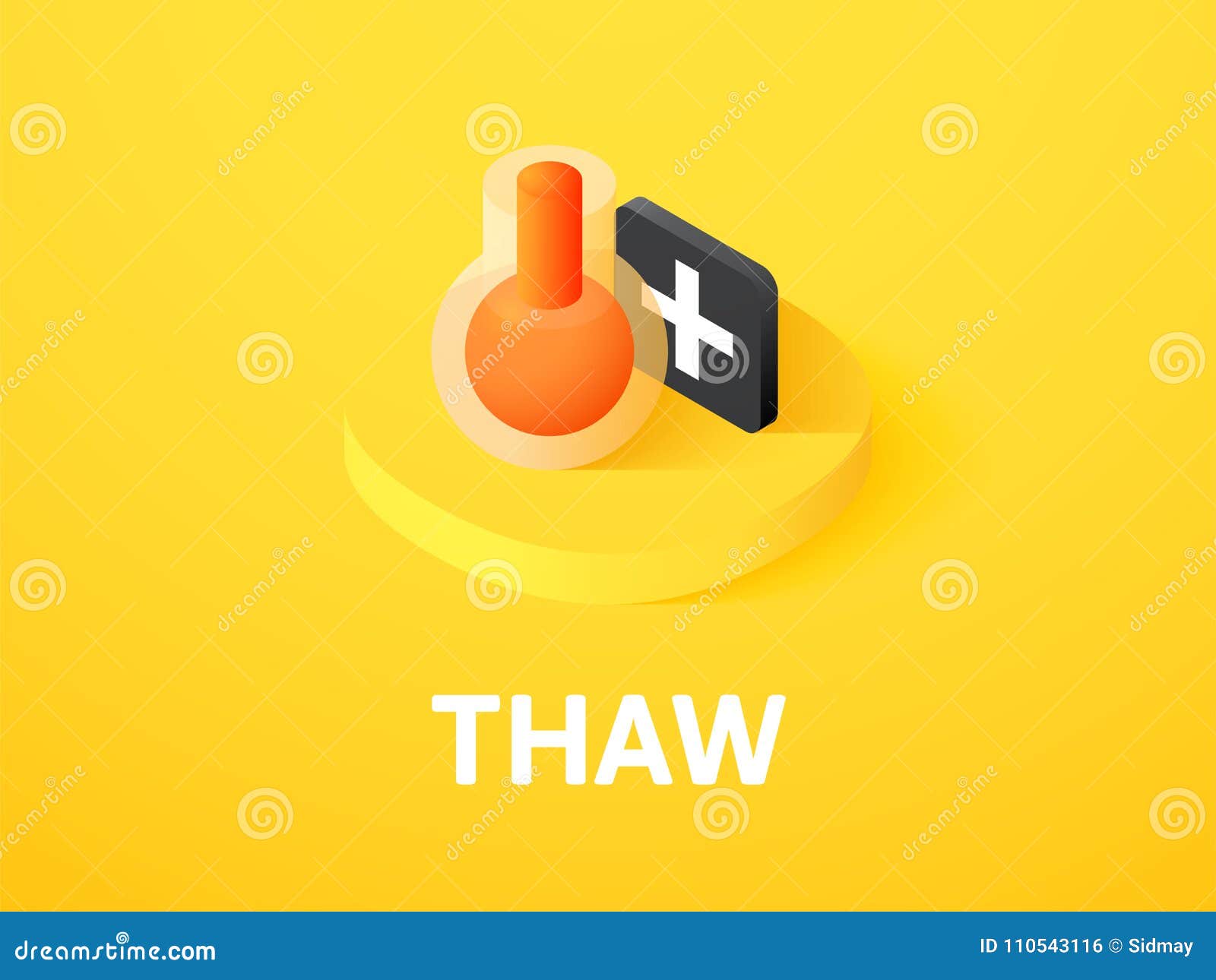 Thaw Icon. Trendy Thaw Logo Concept On White Background From Weather ...