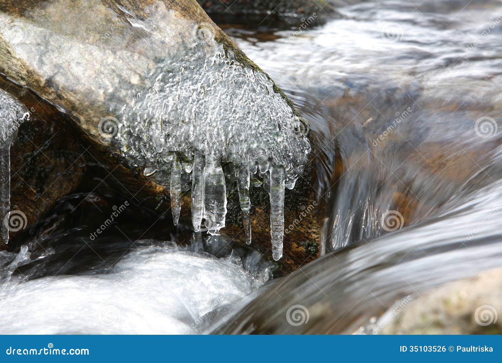 Thaw, melting ice, spring stock photo. Image of water - 35103526